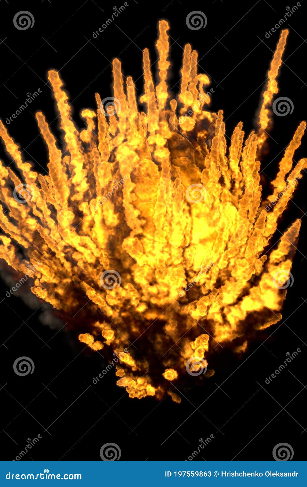 Texture of the Blast. Fire Smoke and Flame Stock Image - Image of ...