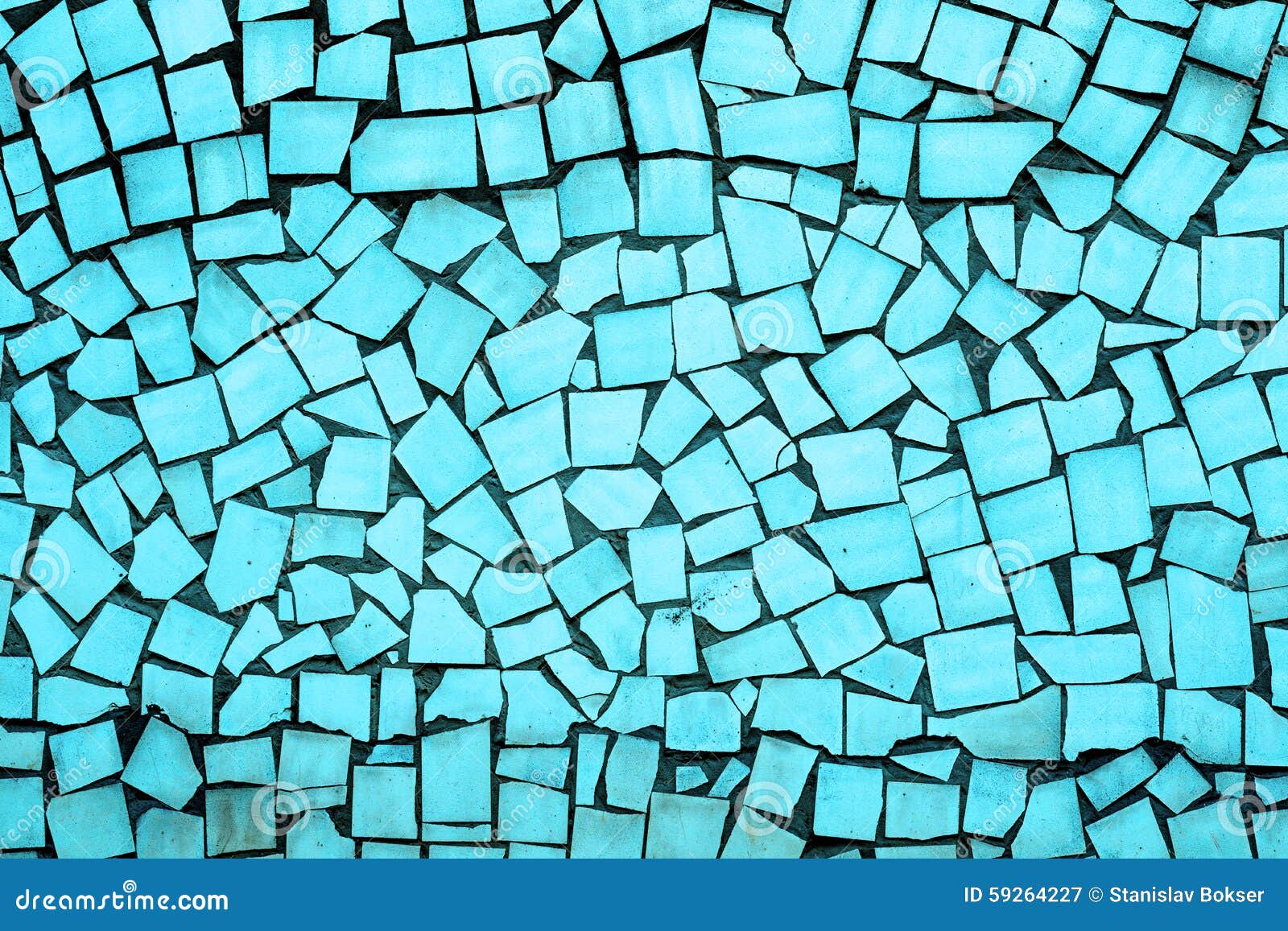 Texture of Blue Asymmetric Tiles Stock Image - Image of decorative ...