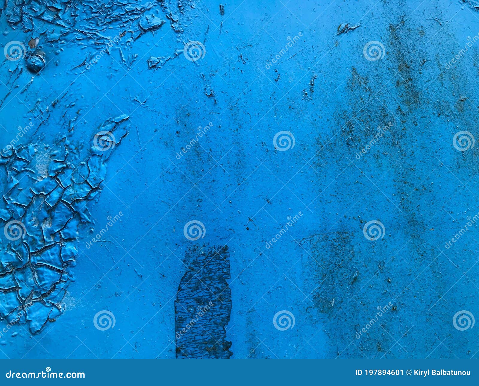 Texture in Blue. Bright, Matte Surface. There is a Patch on the Texture ...