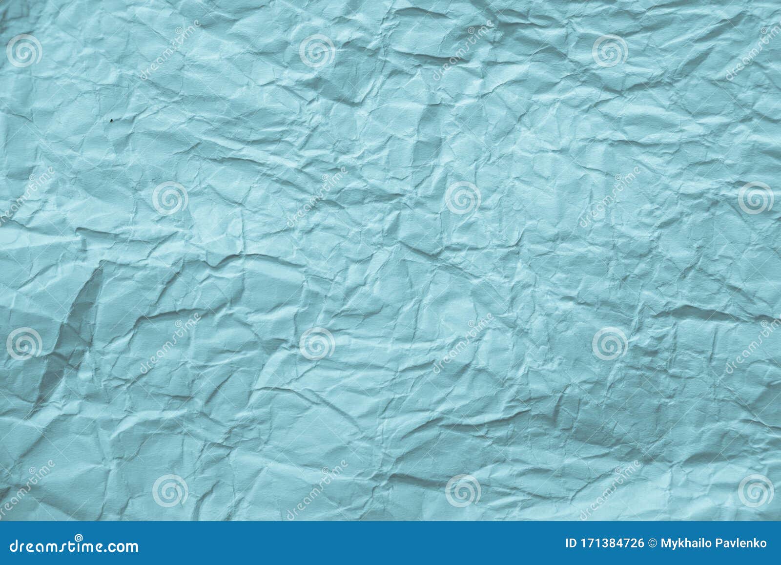 Blue Crumpled Paper Texture. Natural Background, Design Element. Stock ...