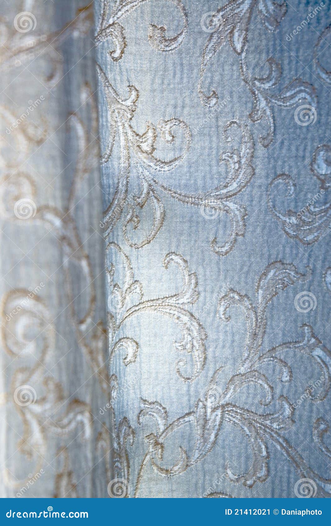 Texture of blue curtain stock image. Image of building - 21412021