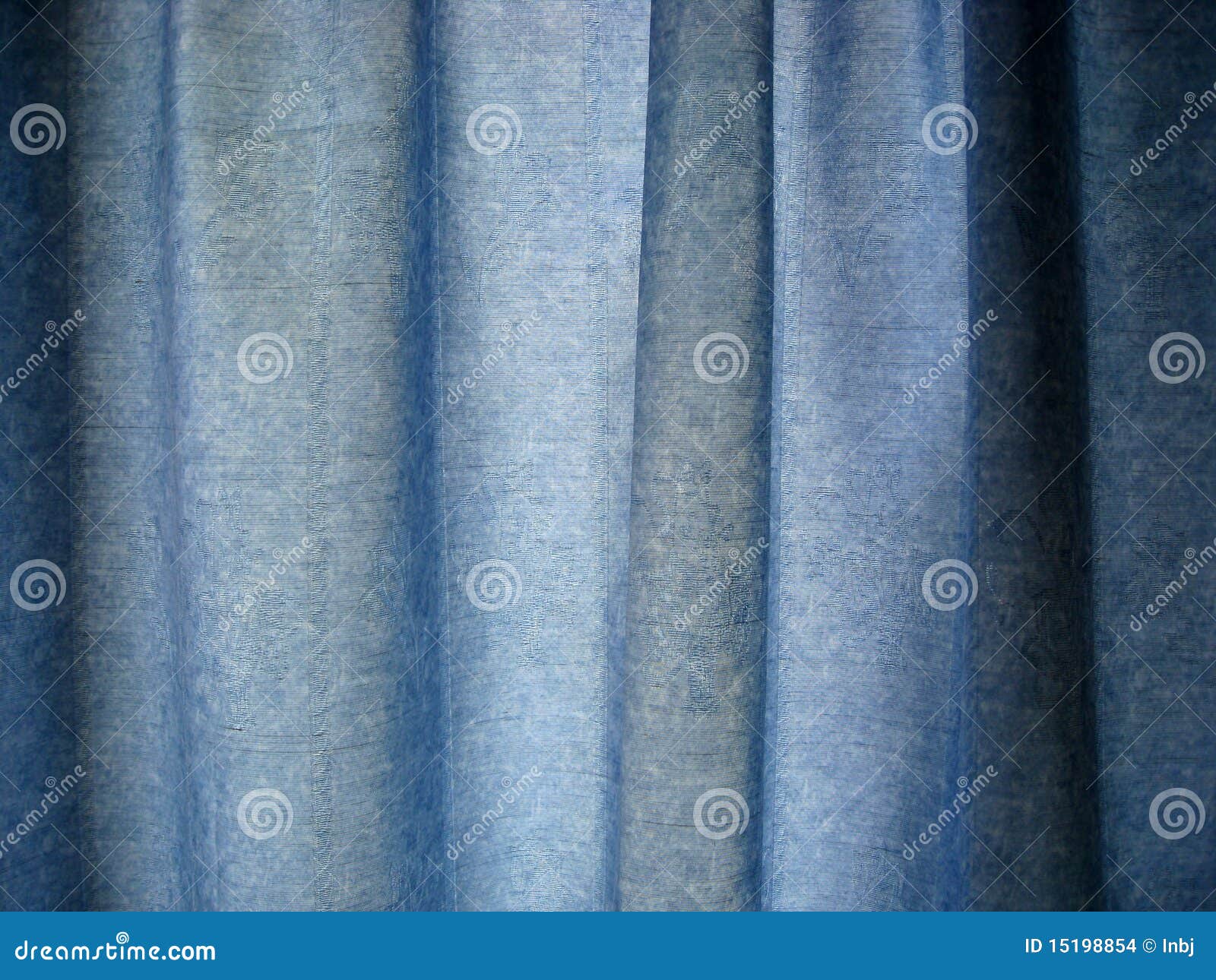 Texture Of Blue Curtain Fabric Stock Photo - Image of detailed, nature ...