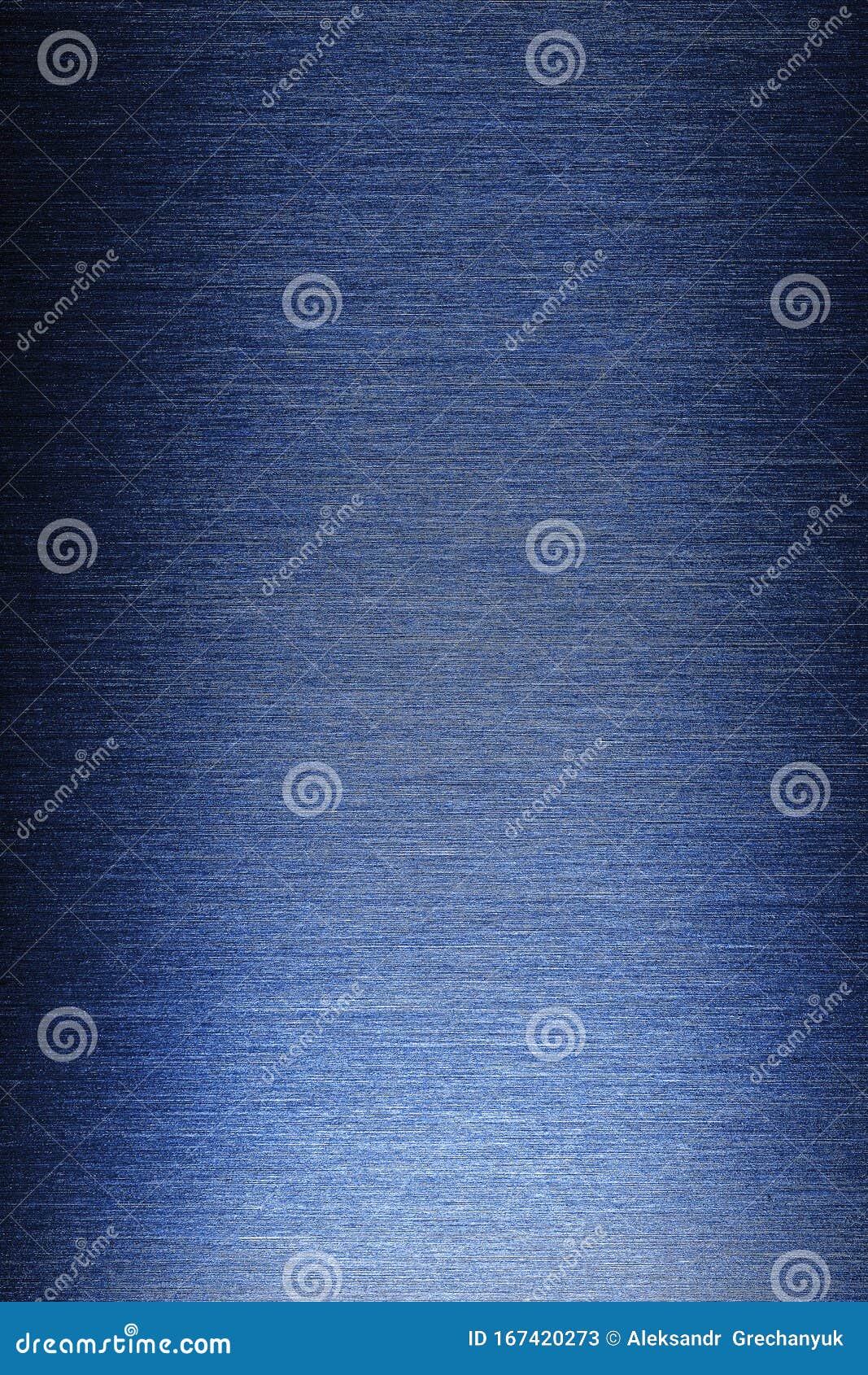 The Texture of the Blue Metal with the Luster of Reflection Stock Image ...