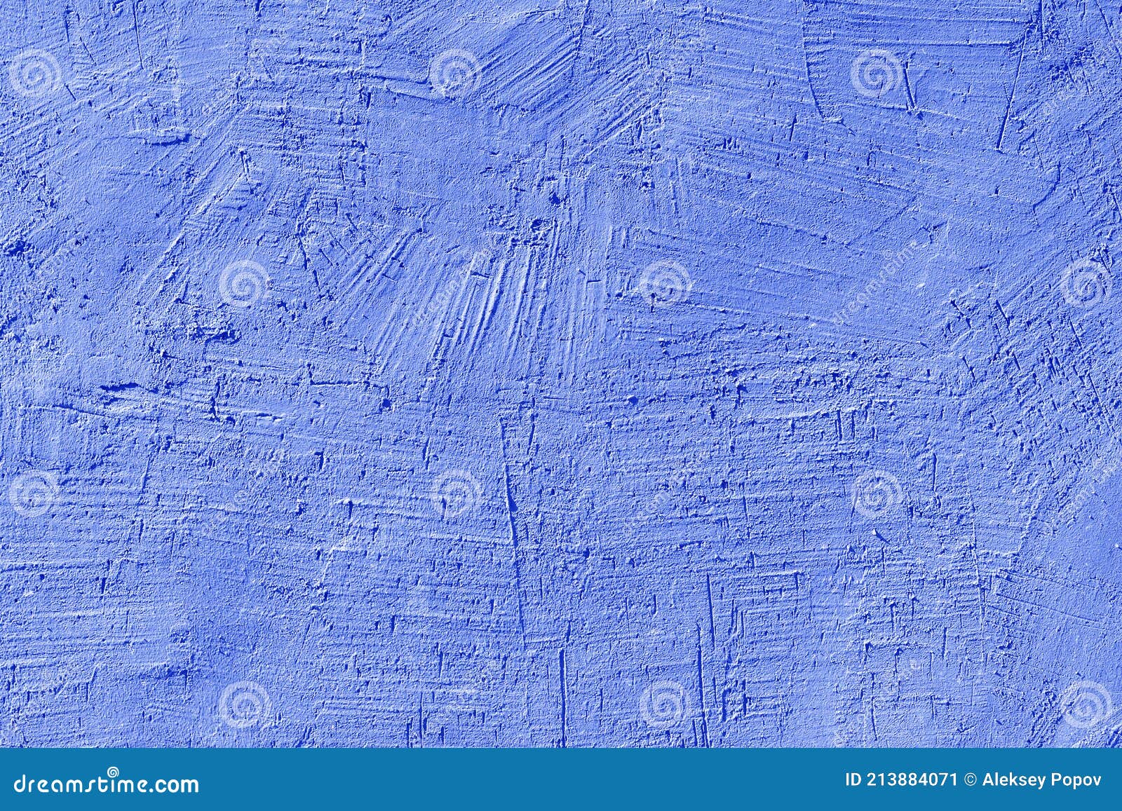 Texture of Blue Plaster on the Wall of an Old House. Stock Image ...