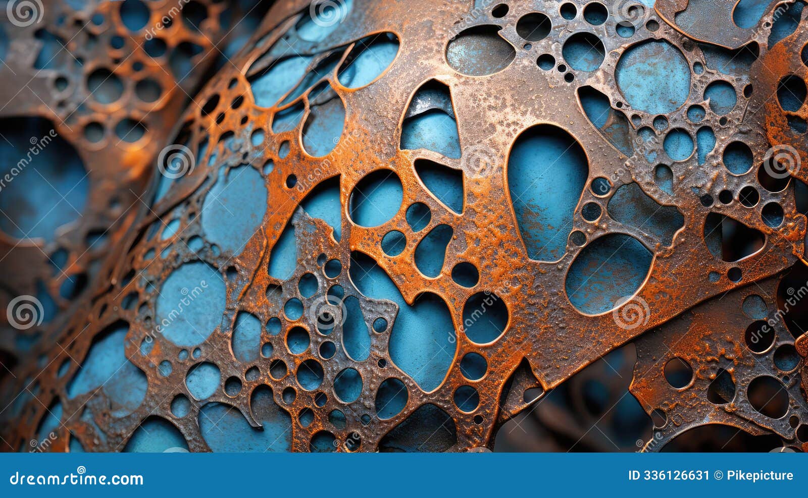 Texture blue rust stock illustration. Illustration of rust - 336126631