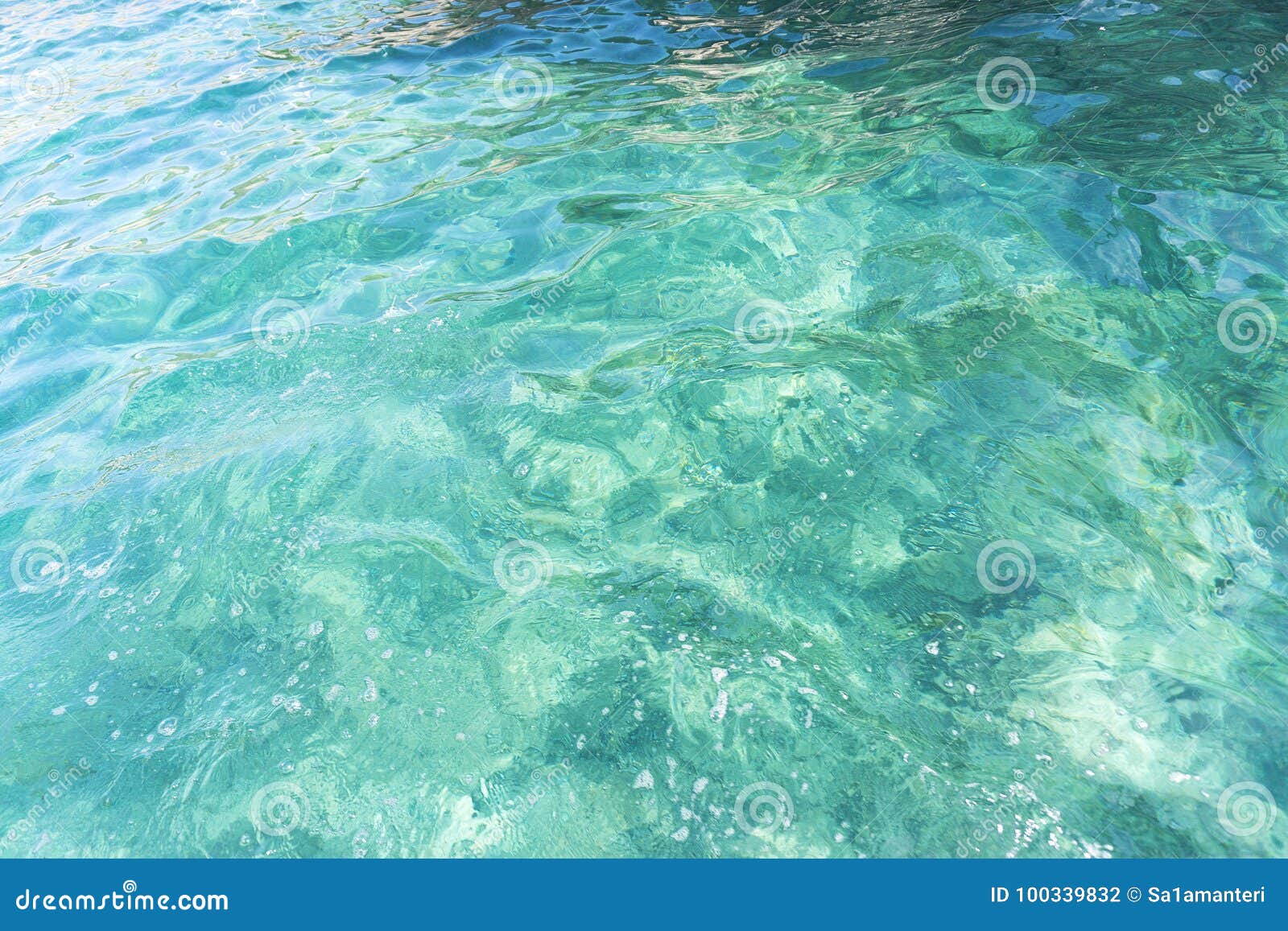 Texture of Turquoise Calm Sea Surface Stock Photo - Image of peaceful ...