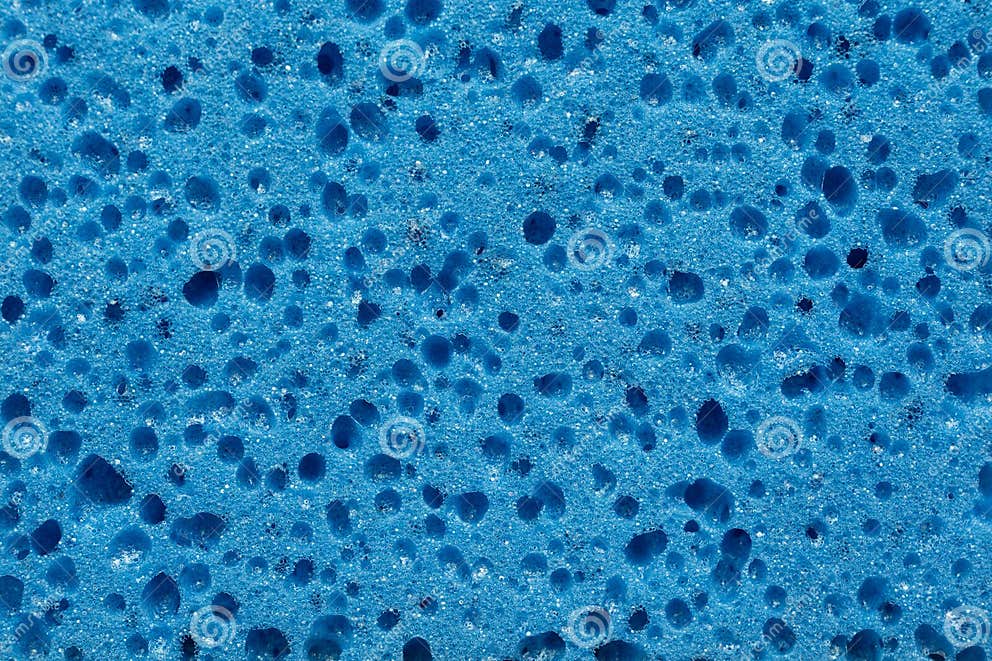 Texture of Blue Sponge, Object Background Concept Stock Image - Image ...