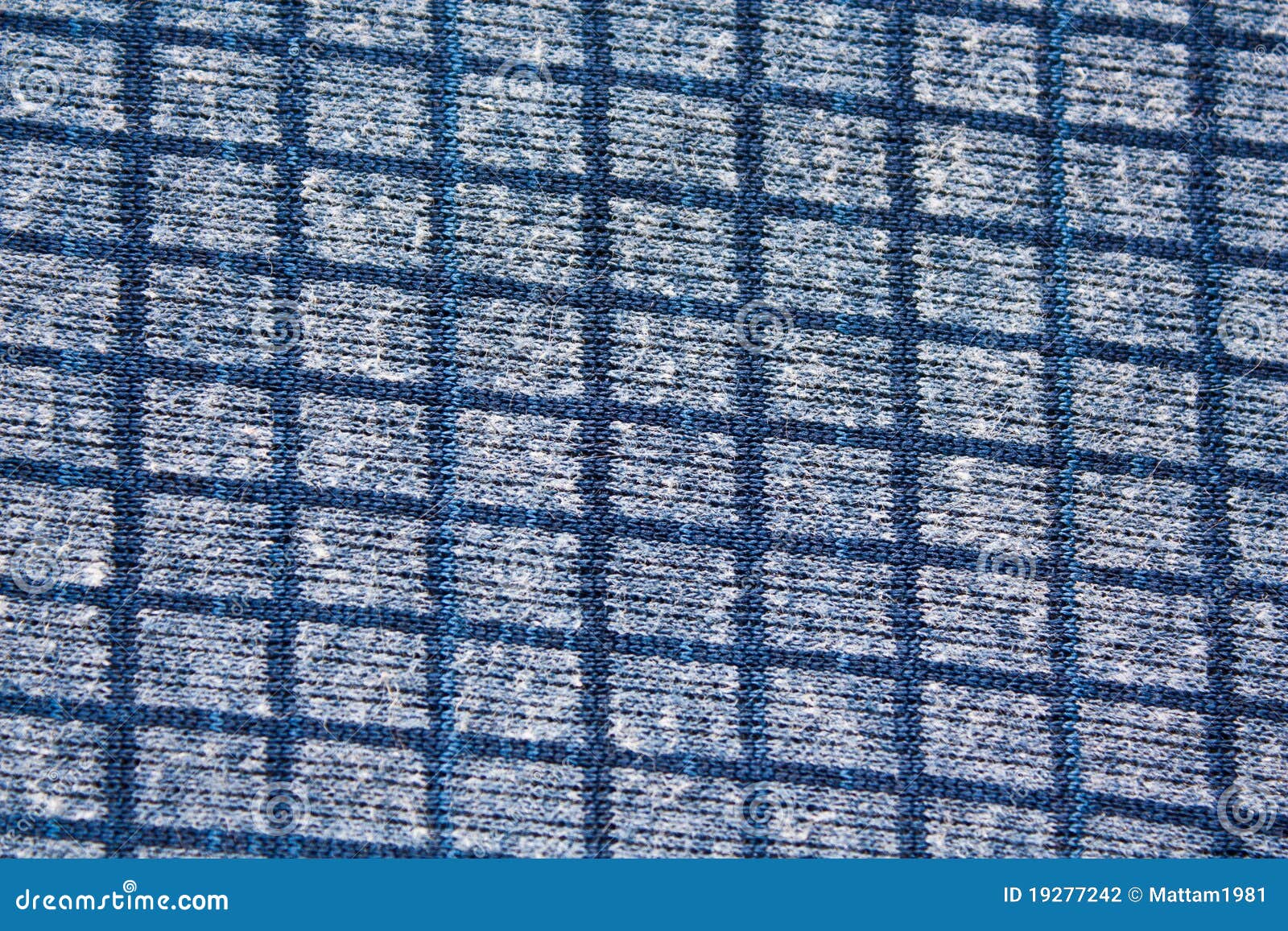 Texture Of Blue Square Pattern Fabric Stock Photo - Image of blue, flat ...
