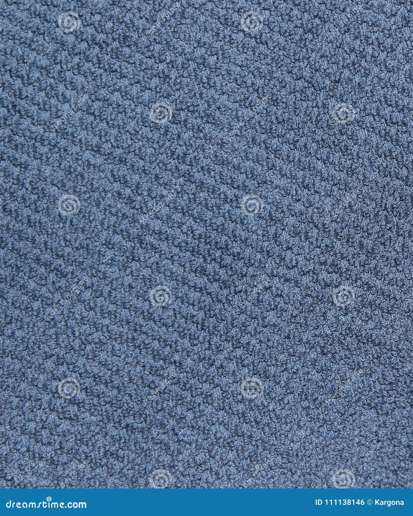 Texture of a Blue Terry Fabric Stock Photo - Image of loops, woven ...