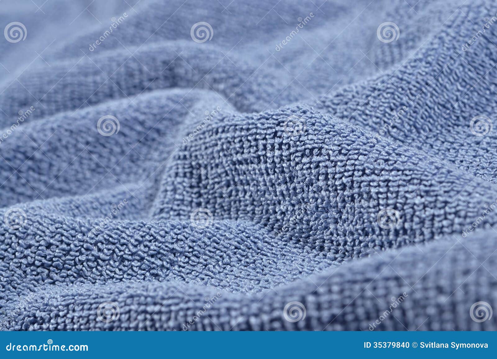 Texture of Blue Terry Towel Stock Photo - Image of clean, abstract ...