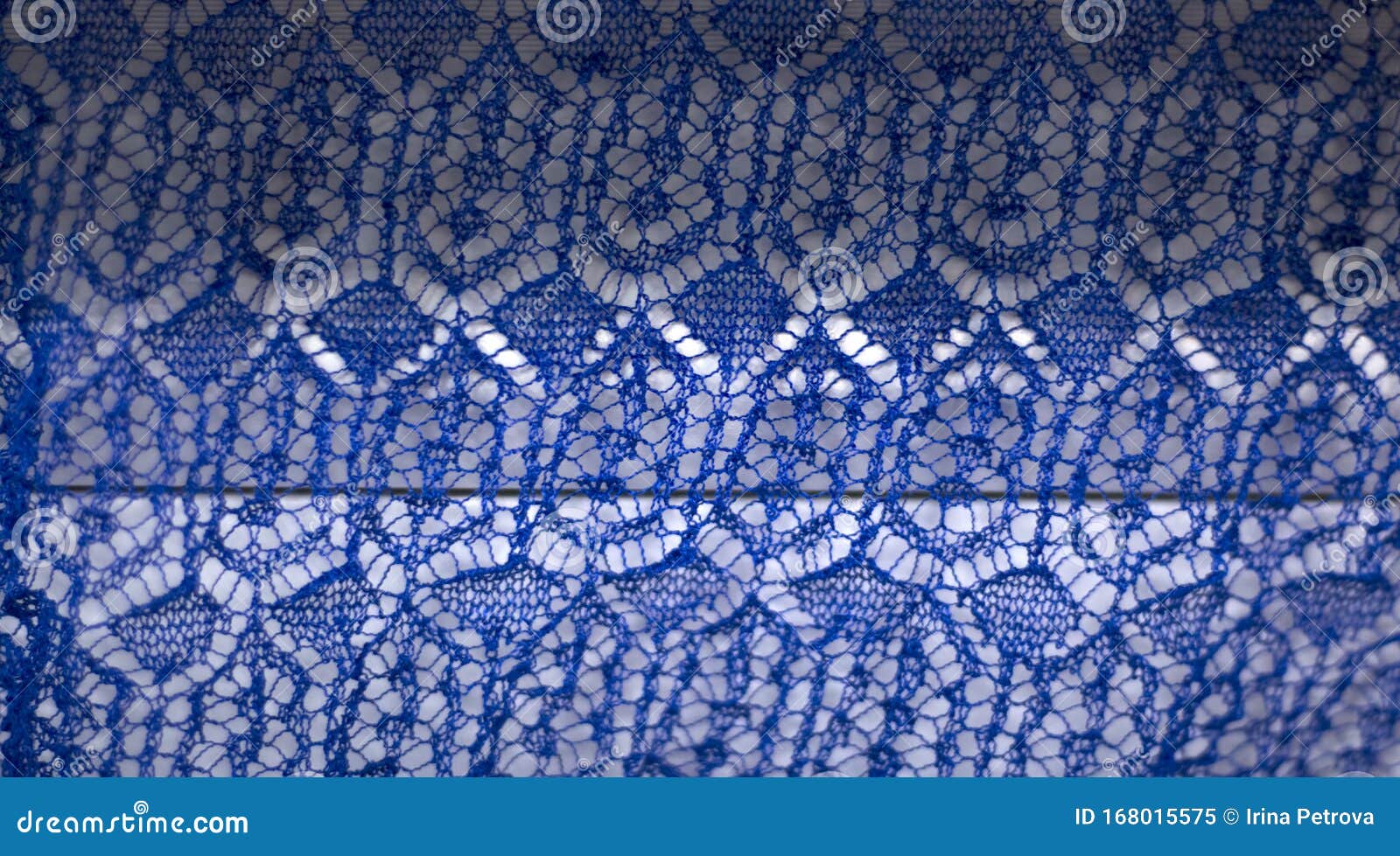 Texture Blue Viscose Openwork Fabric As Background Stock Image - Image ...