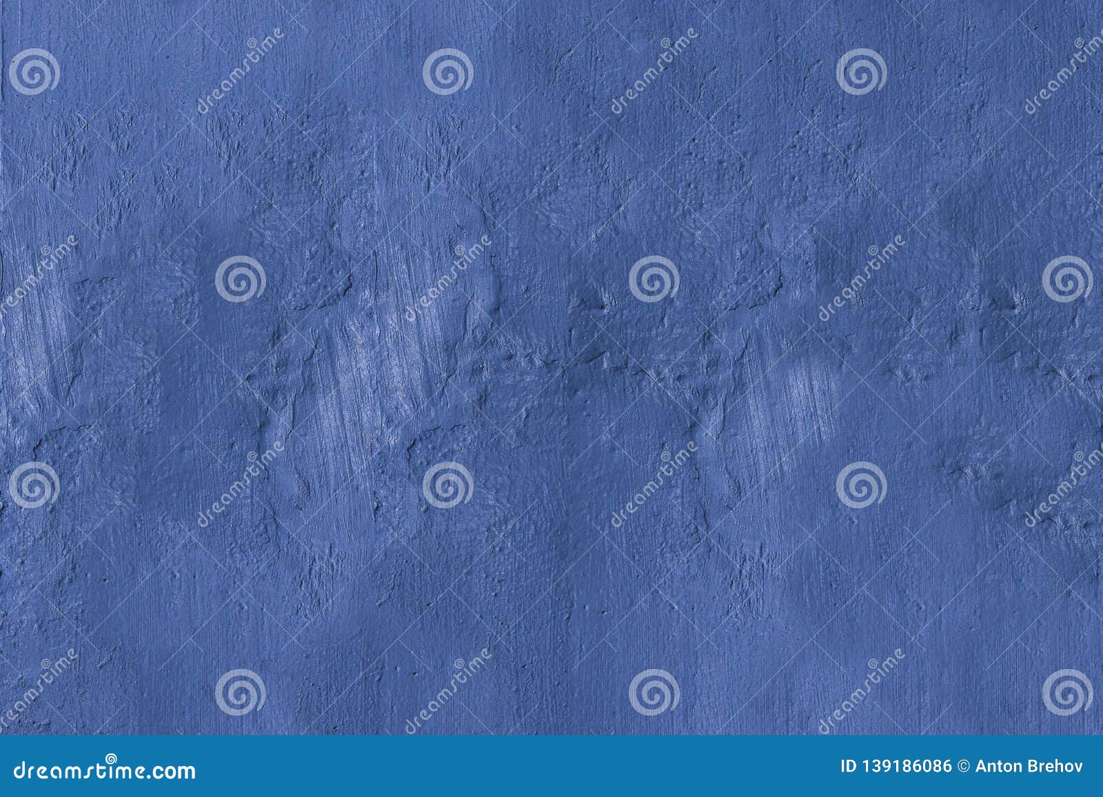 The Texture of the Blue Wall. Plaster. Concrete Wall. Background Stock ...
