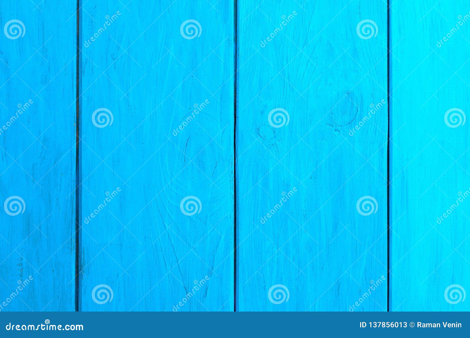 Uniform Texture of Light Blue Wooden Boards Close-up. Stock Image ...