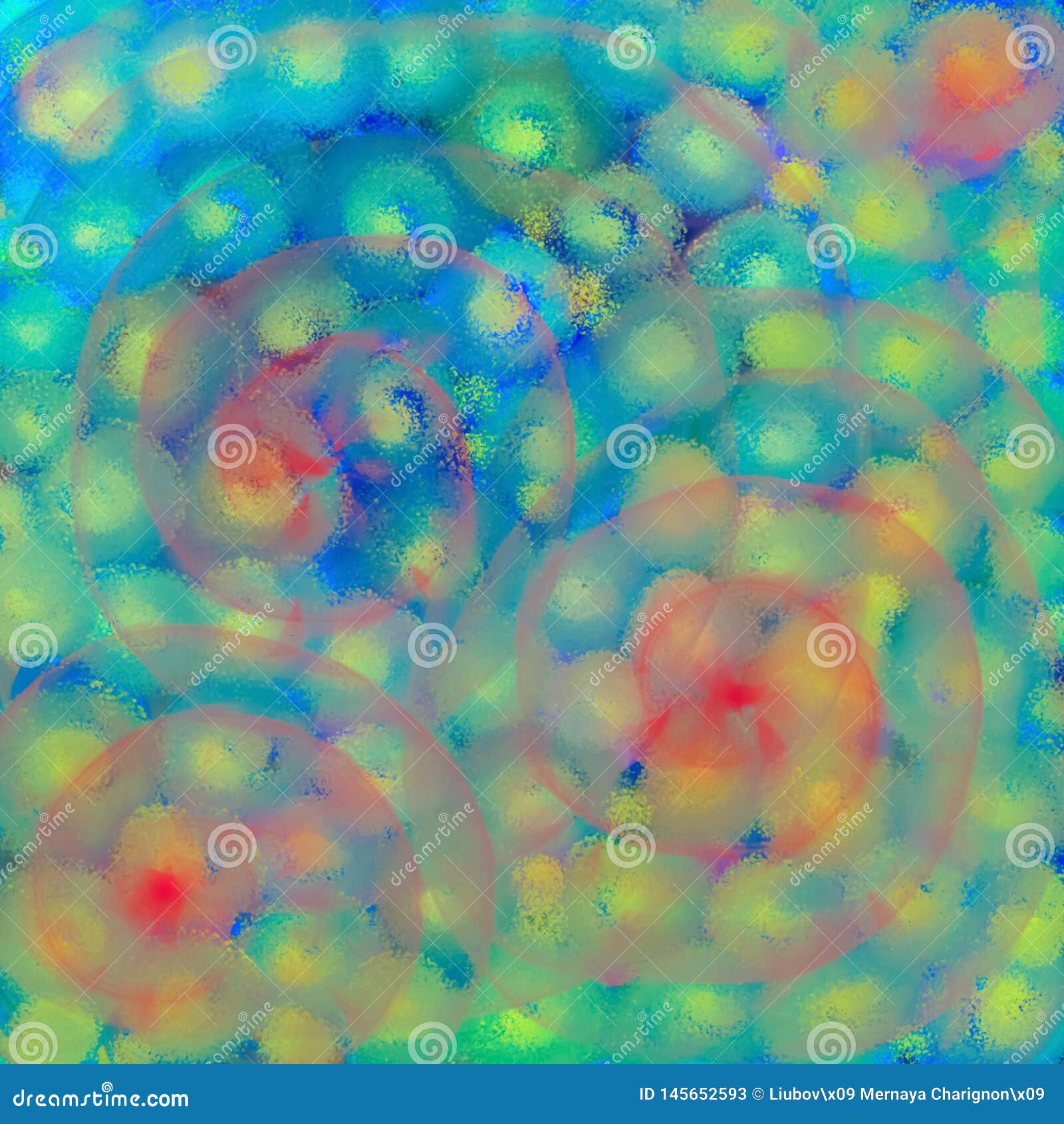 Texture with Blurry Circles Light Abstraction for a Background Stock ...