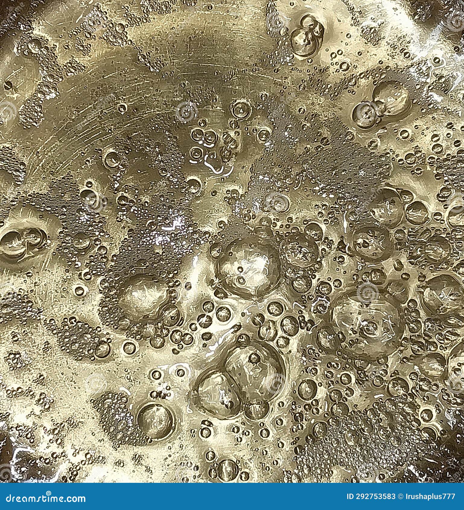 Texture of Boiling Liquid Similar To Gold Stock Image - Image of metal ...