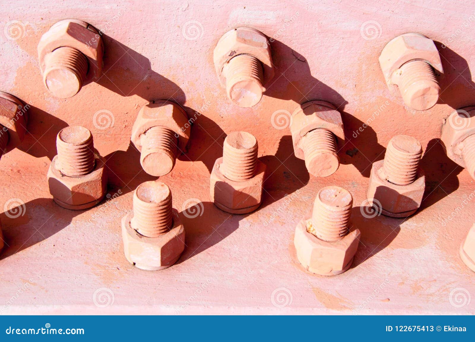 Texture bolts nuts stock image. Image of cross, rust - 122675413