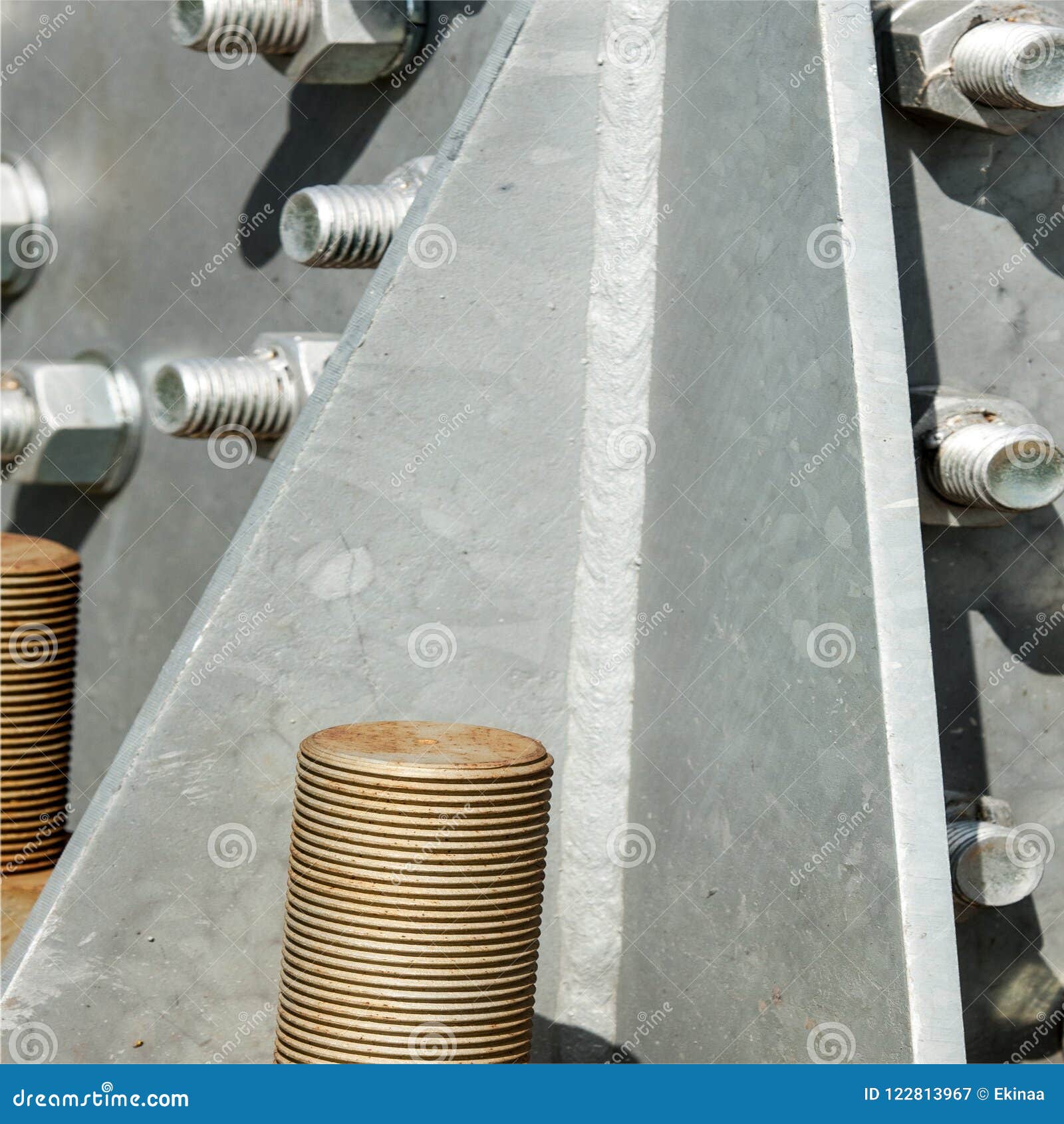 Texture bolts nuts stock image. Image of metallic, mechanic - 122813967