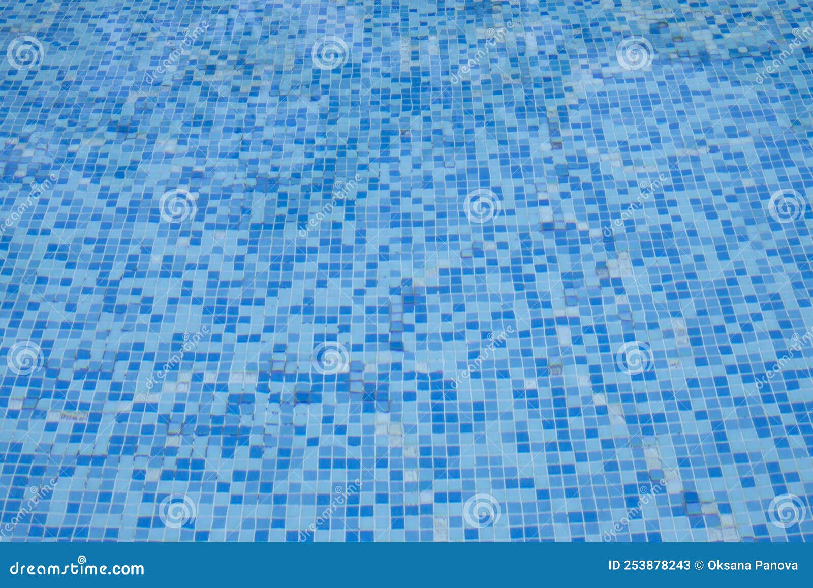 The Texture of the Bottom of the Pool. Summer Background Stock Image ...