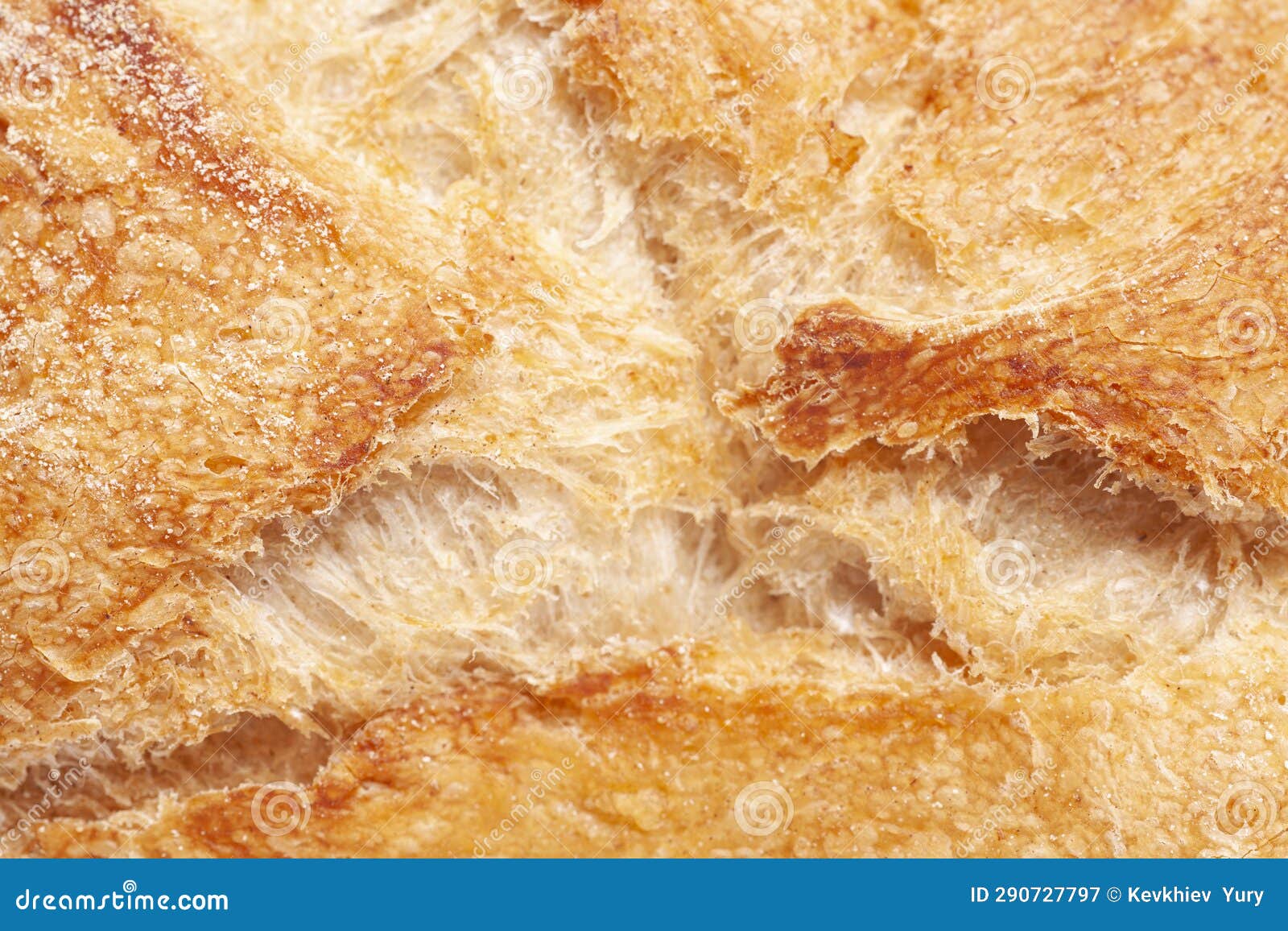 Texture of Bread Tartine on Wheat Sourdough Crust Stock Image - Image ...