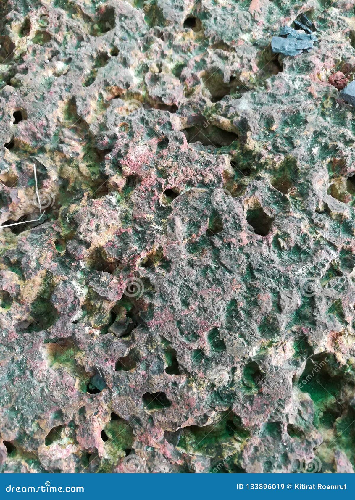 Rough And Tough Chain On Concrete Ciment Texture Background Stock ...