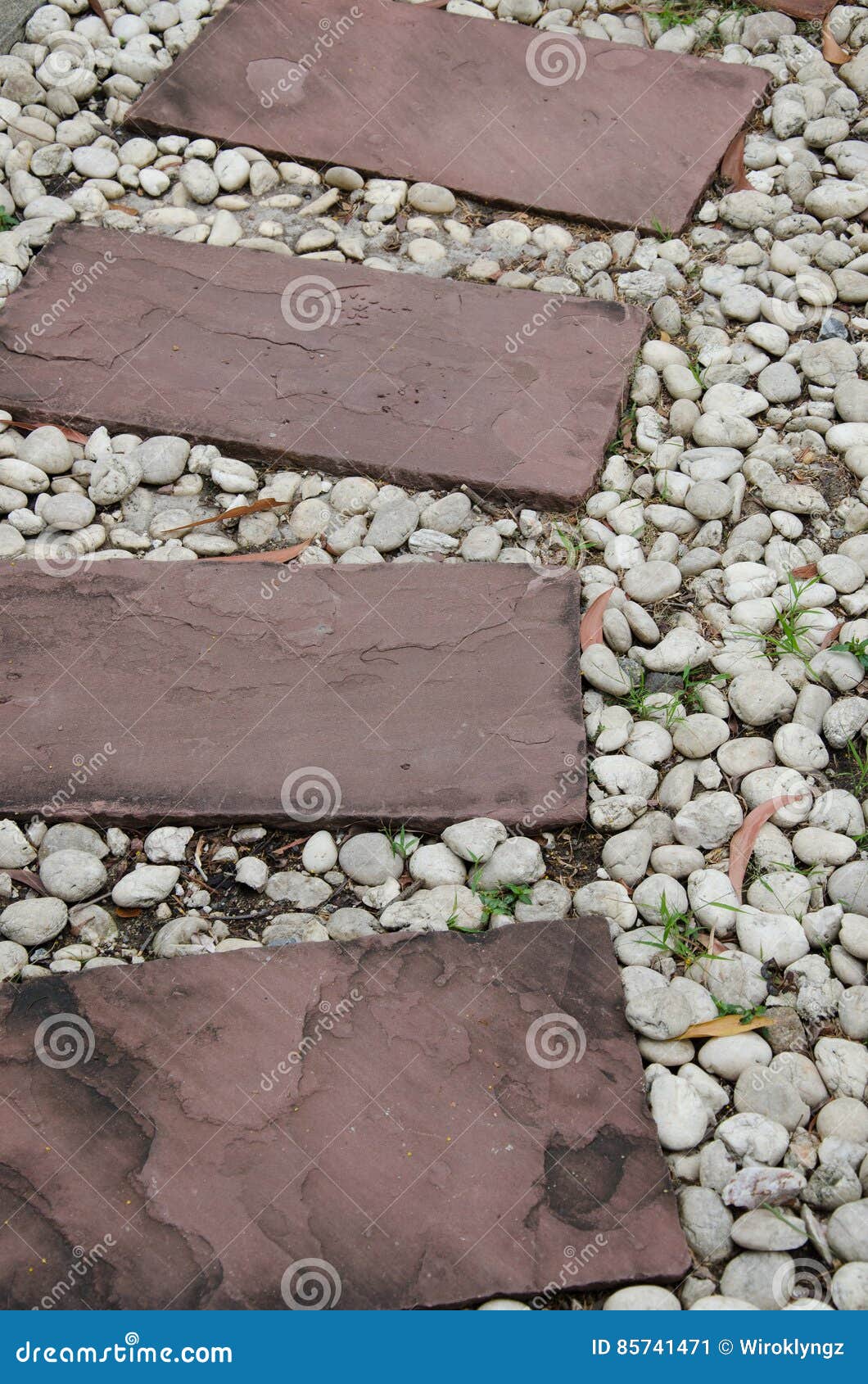 Texture of Brick and Stone Path. Stock Image - Image of block, exterior ...