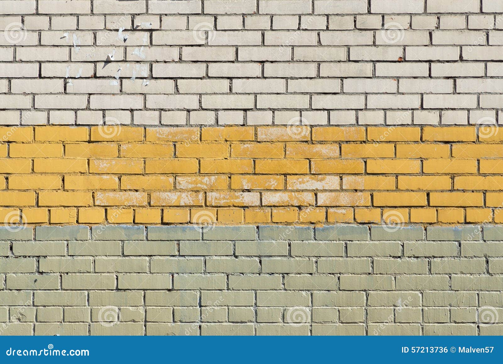 Texture a Brick Three Color Wall Stock Photo - Image of wallpaper ...