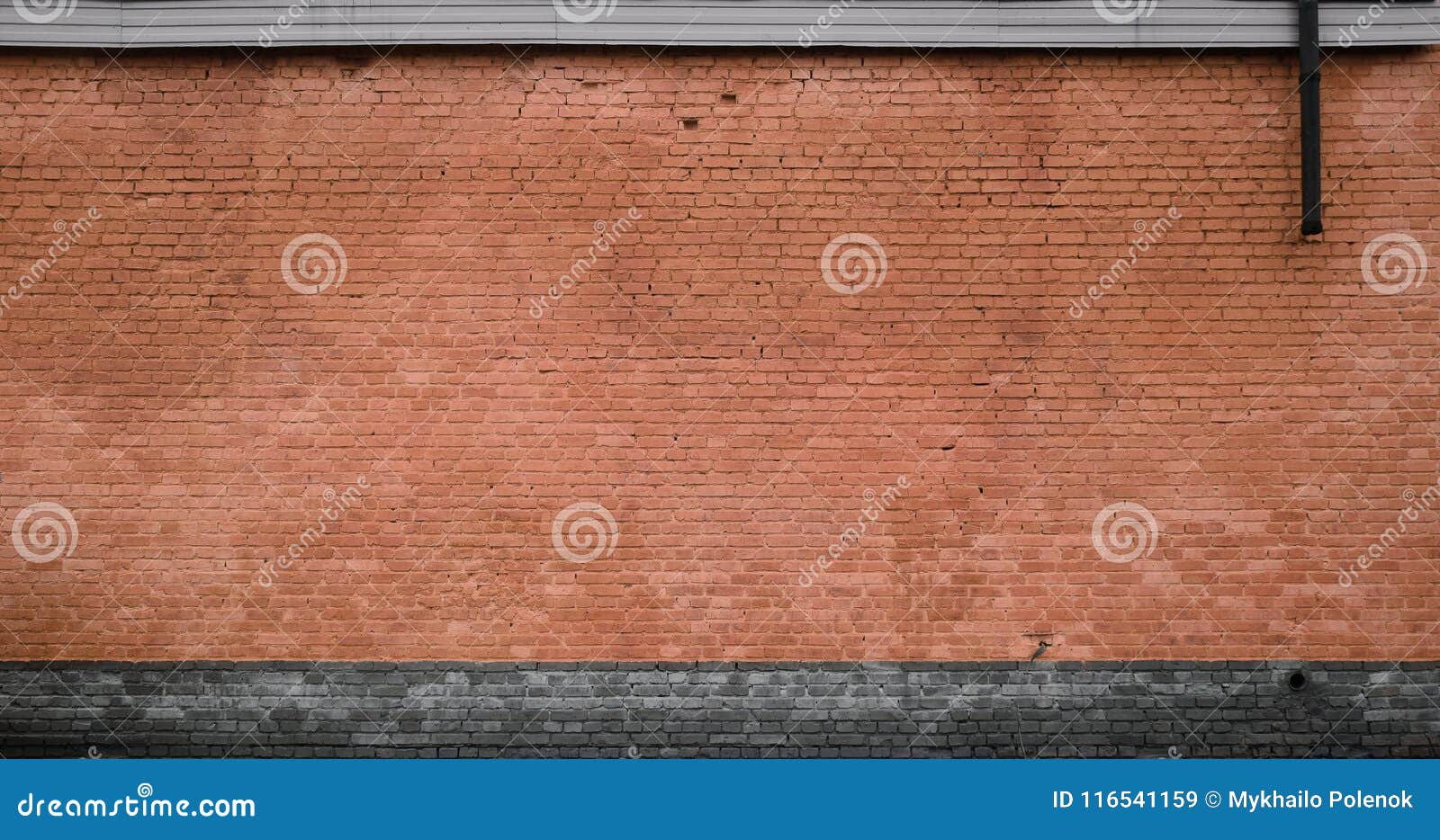 The Texture of the Brick Wall of Many Rows of Bricks Painted in Brown ...