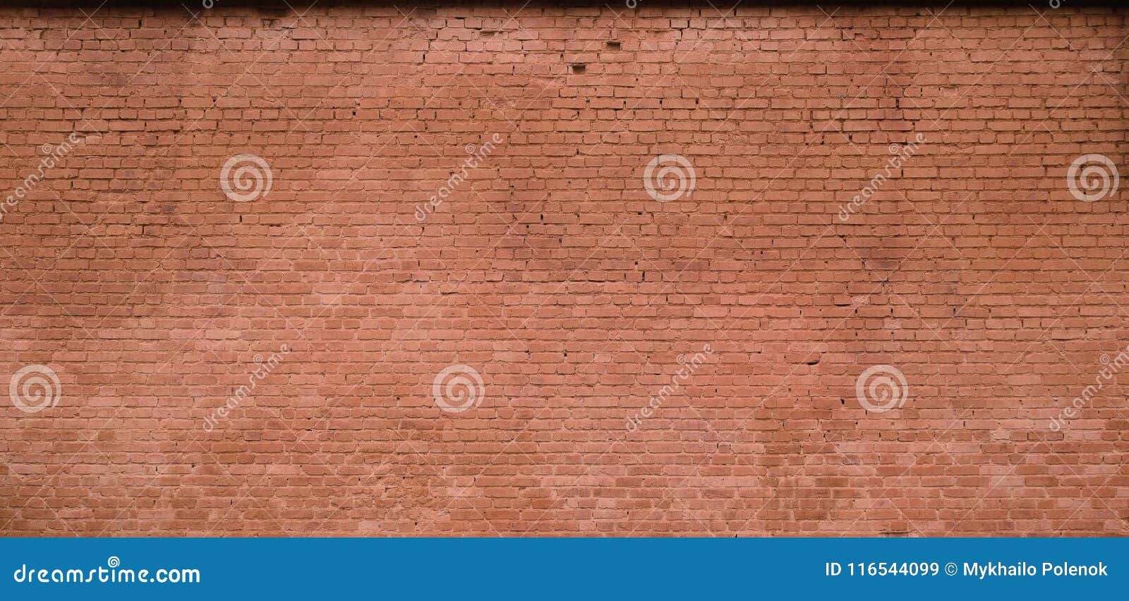 The Texture of the Brick Wall of Many Rows of Bricks Painted in Brown ...