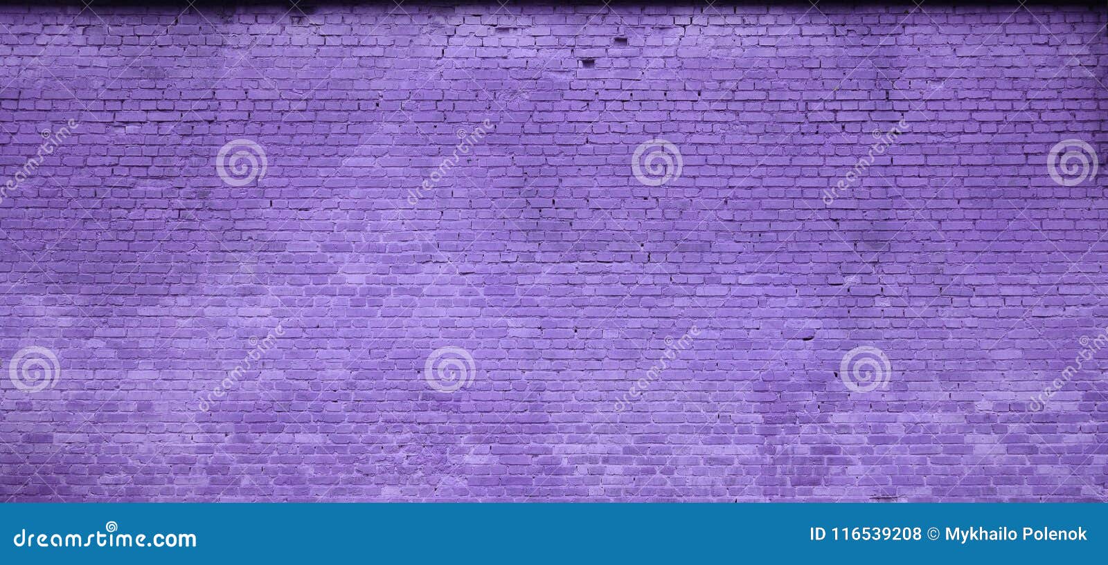 The Texture of the Brick Wall of Many Rows of Bricks Painted in Violet ...