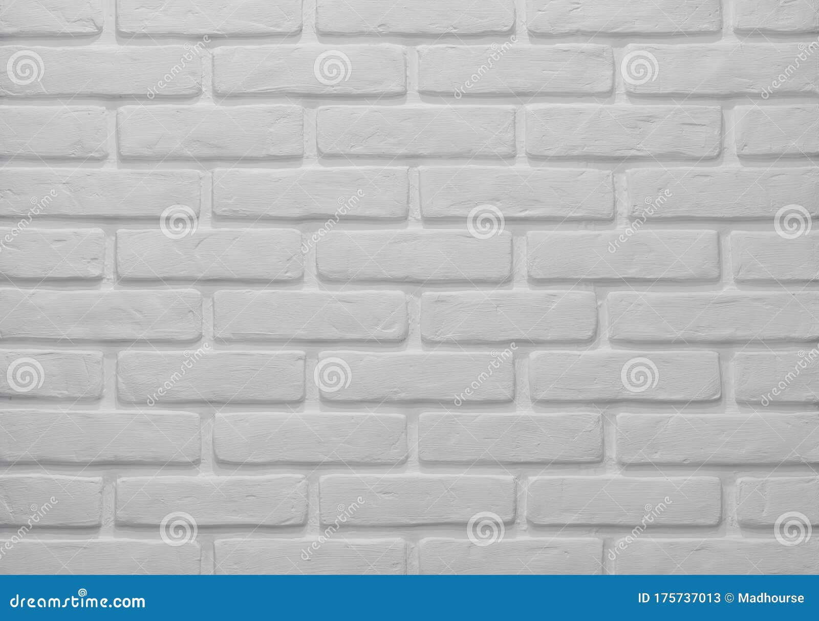 Texture - Brick Wall Painted with White Matte Paint Stock Image - Image ...