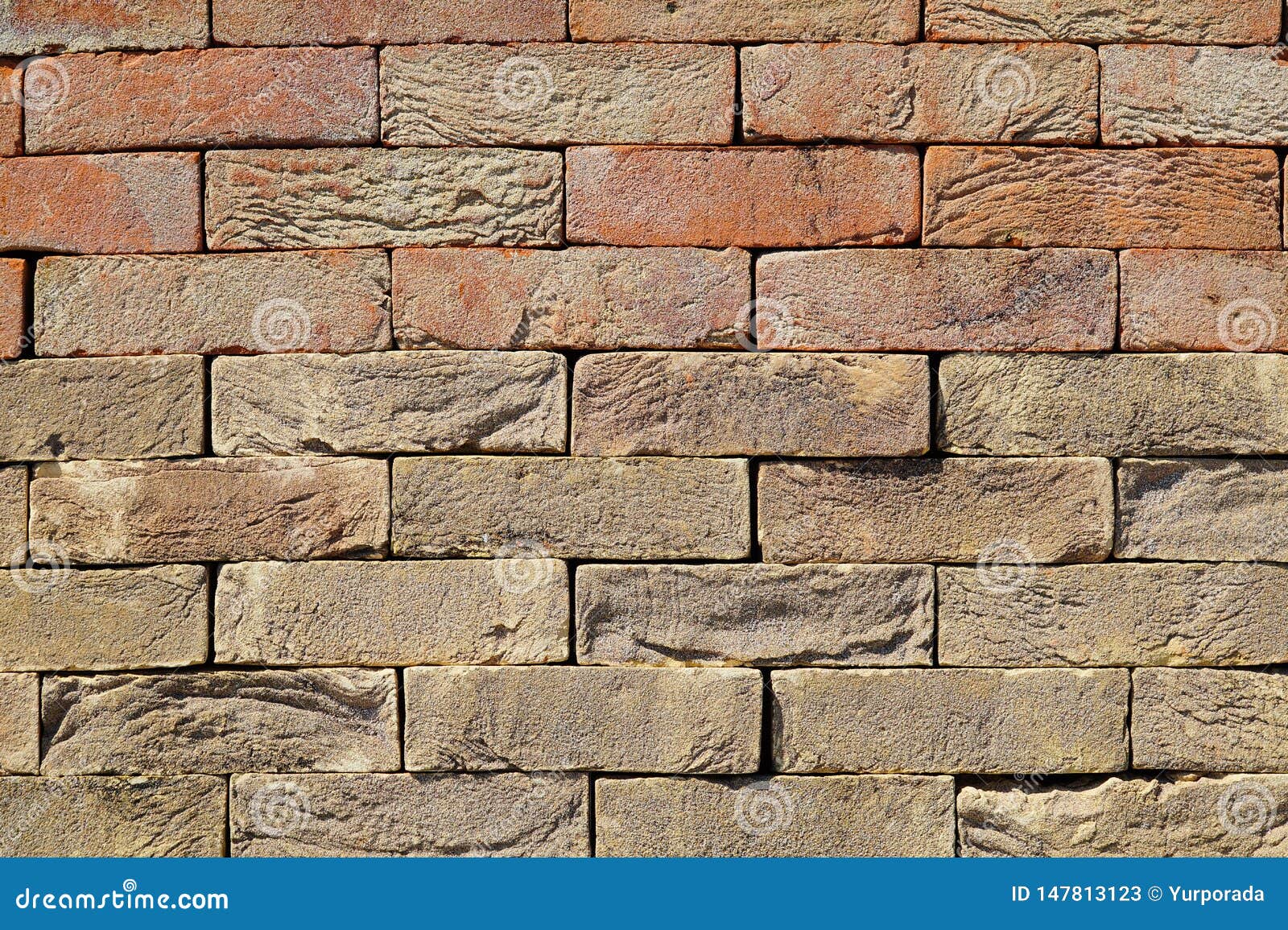 The Texture of the Brick Wall of Different Colors for Construction ...