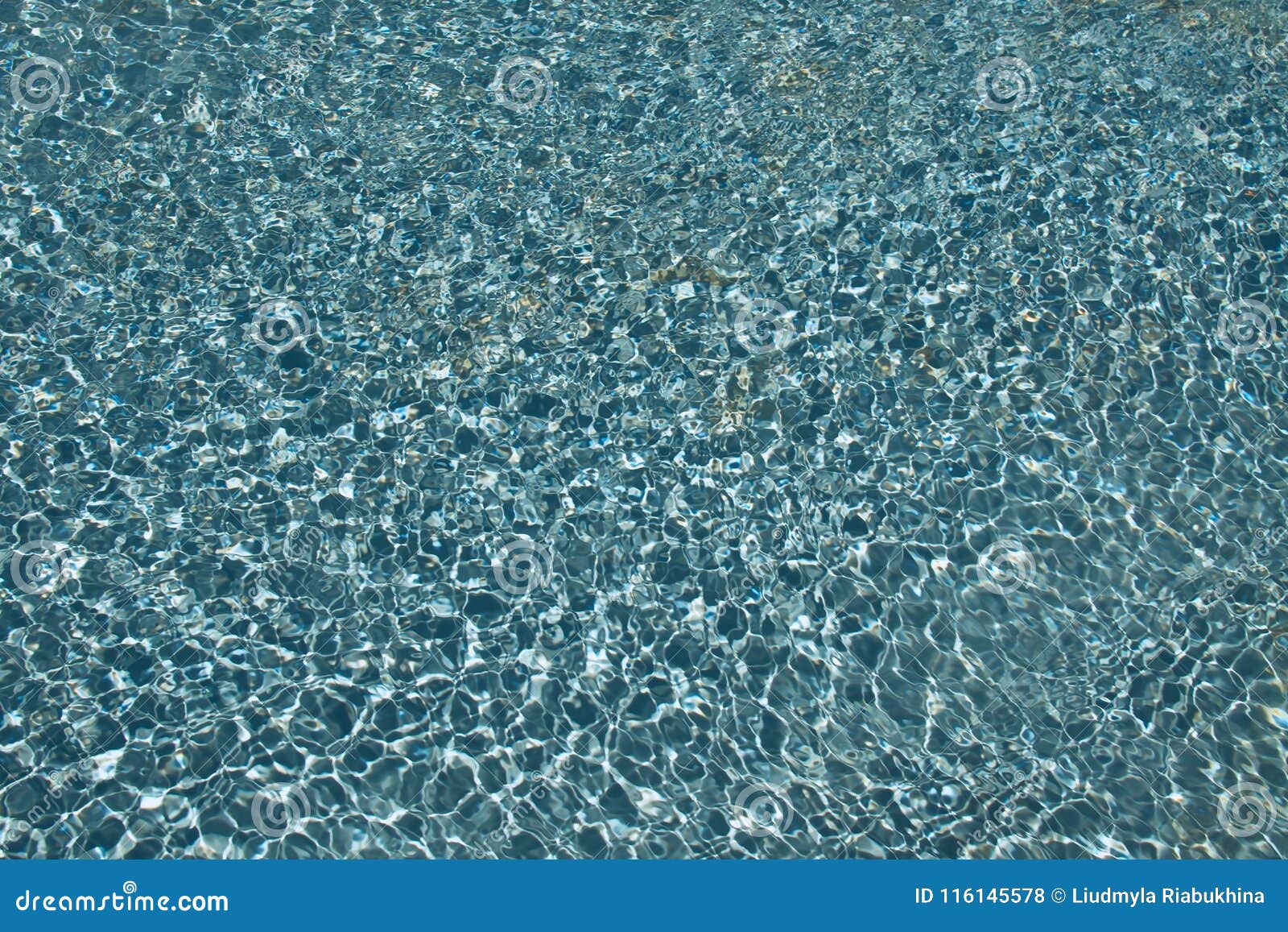 Texture of Bright Blue Water Stock Photo - Image of textured, bluewater ...