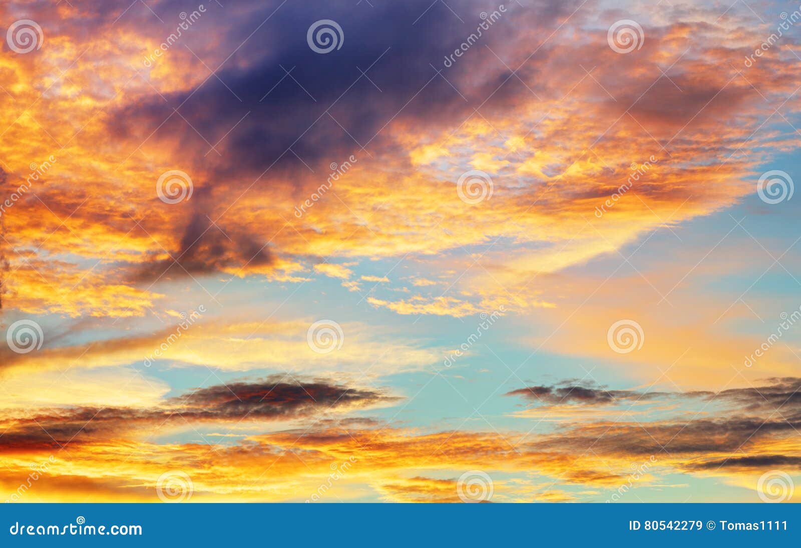Texture of Bright Evening Sky during Sunset Stock Image - Image of blue ...