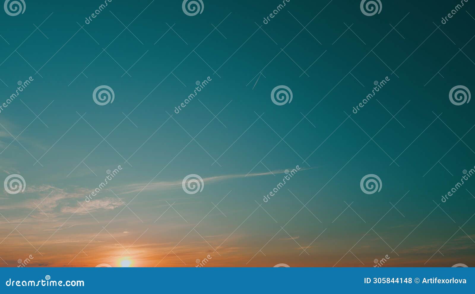 Texture of Bright Evening Sky during Sunset. Background of Clouds on ...