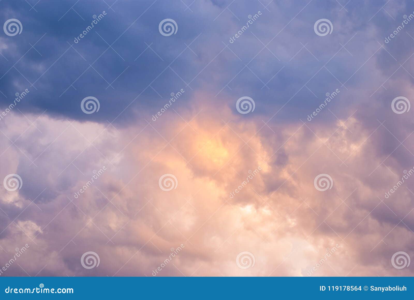 Texture of Bright Evening Sky during Sunset Stock Photo - Image of ...