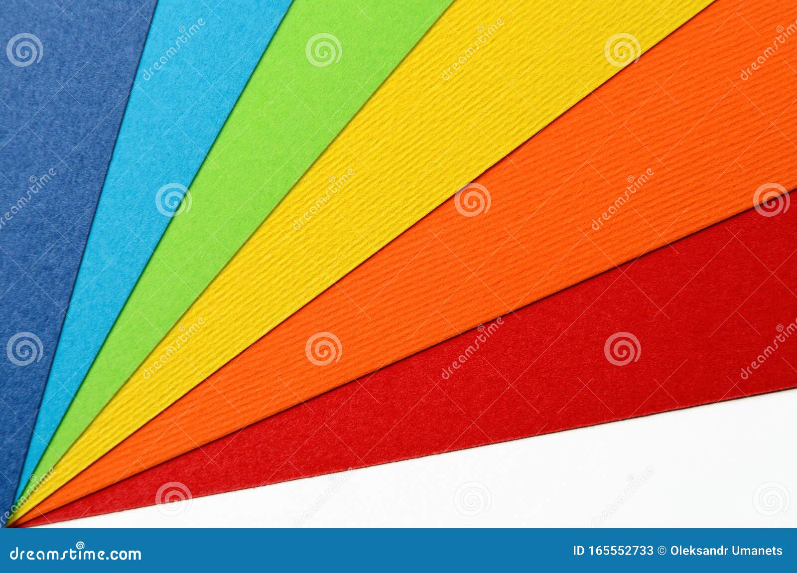 Texture of Bright Sheets of Color Cardboard Closeup Stock Image - Image ...
