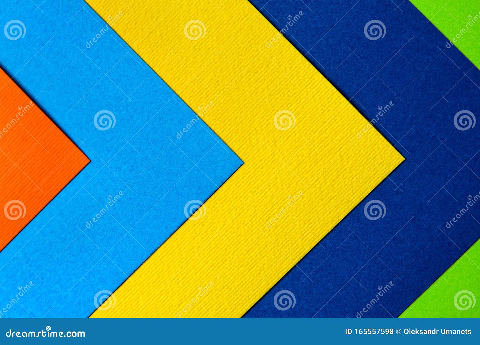 Texture of Bright Sheets of Color Cardboard Closeup Stock Photo - Image ...