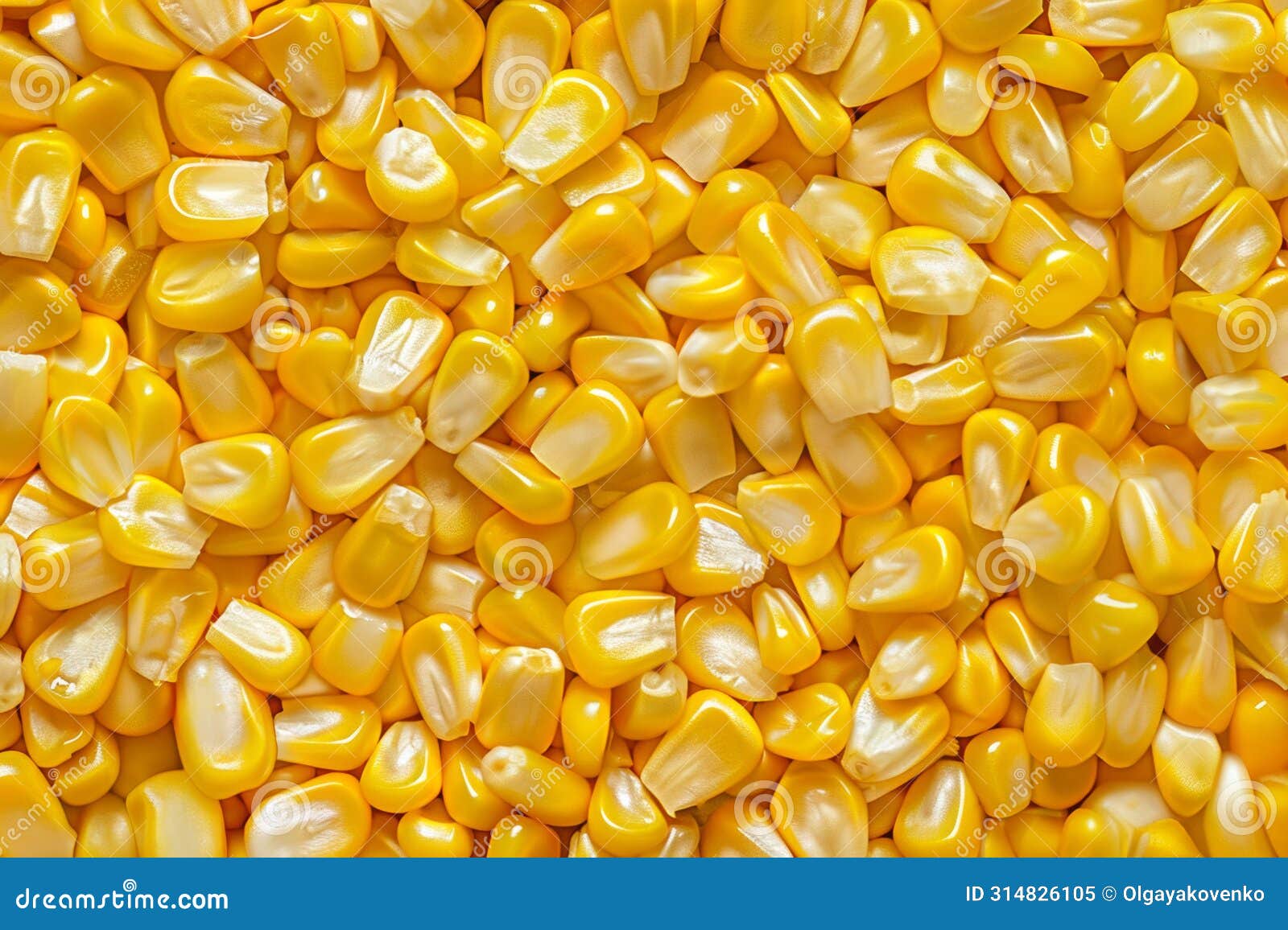 Texture of Bright Yellow Kernels of Fresh Corn. Ecological Healthy ...