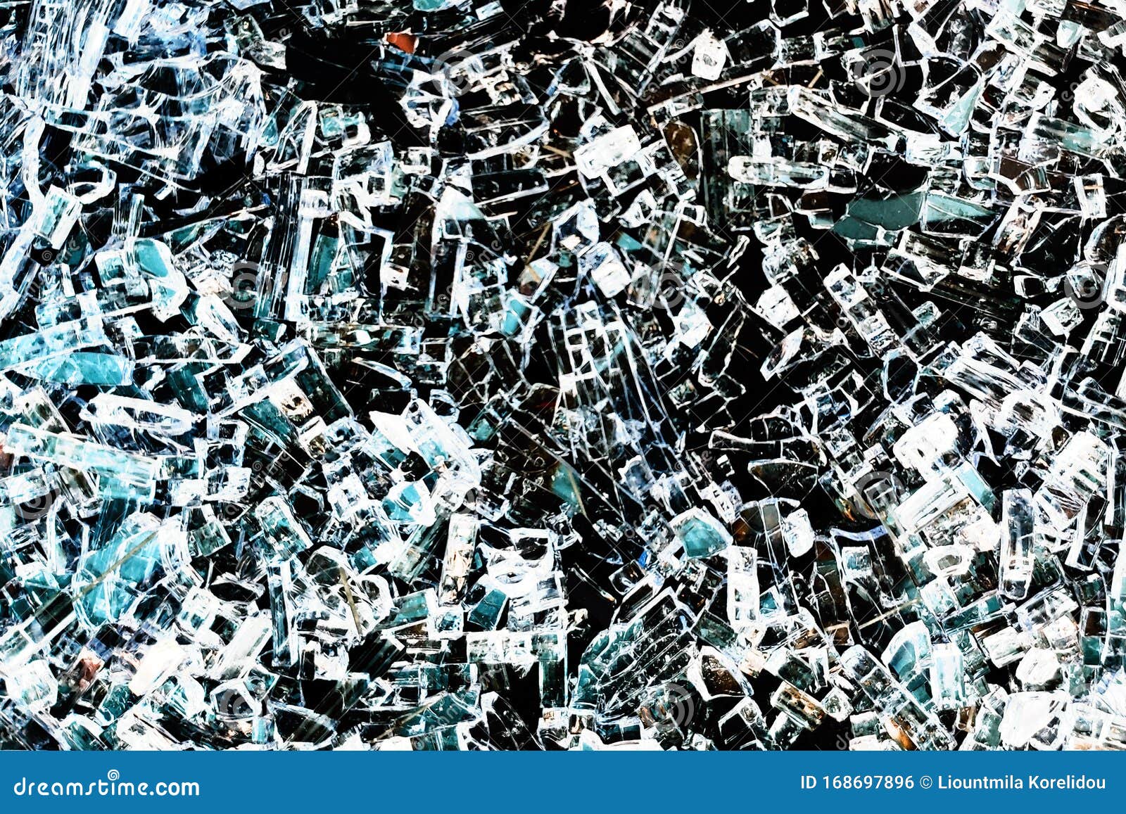 Texture of Broken Glass, Shards. Abstract Background. Stock Photo ...