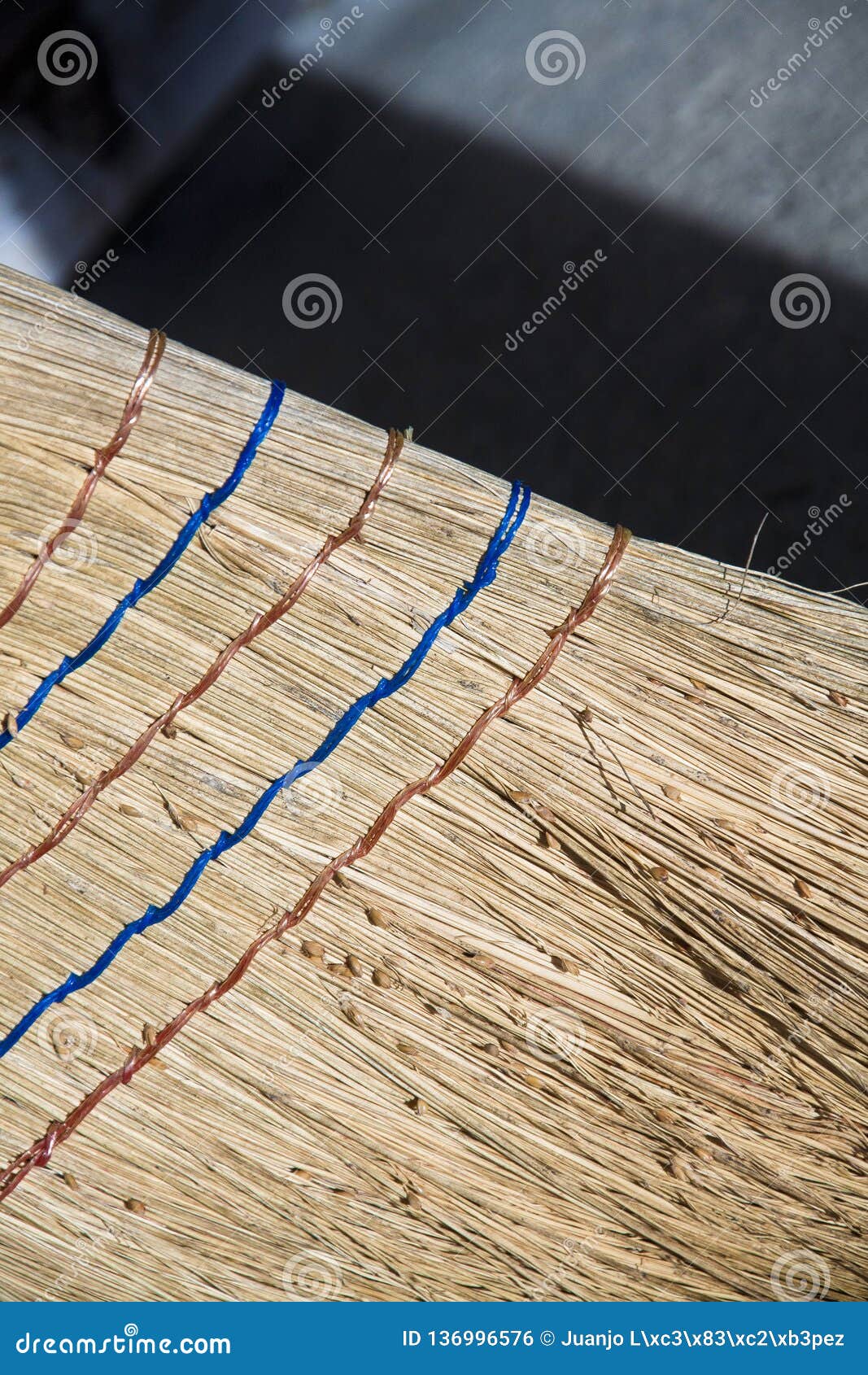 Texture of a Broom Made of Straw Stock Photo - Image of texture ...
