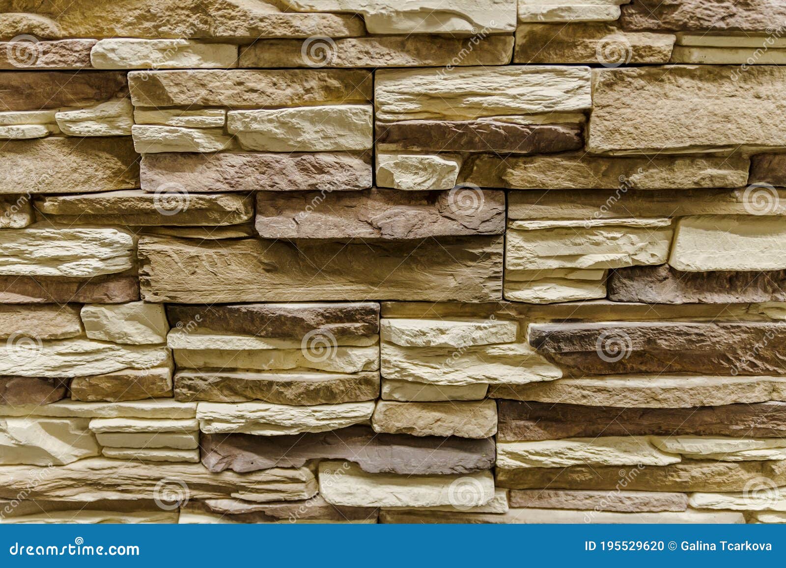 Dark and Light Brown Bricks in Wall Texture Stock Photo - Image of ...