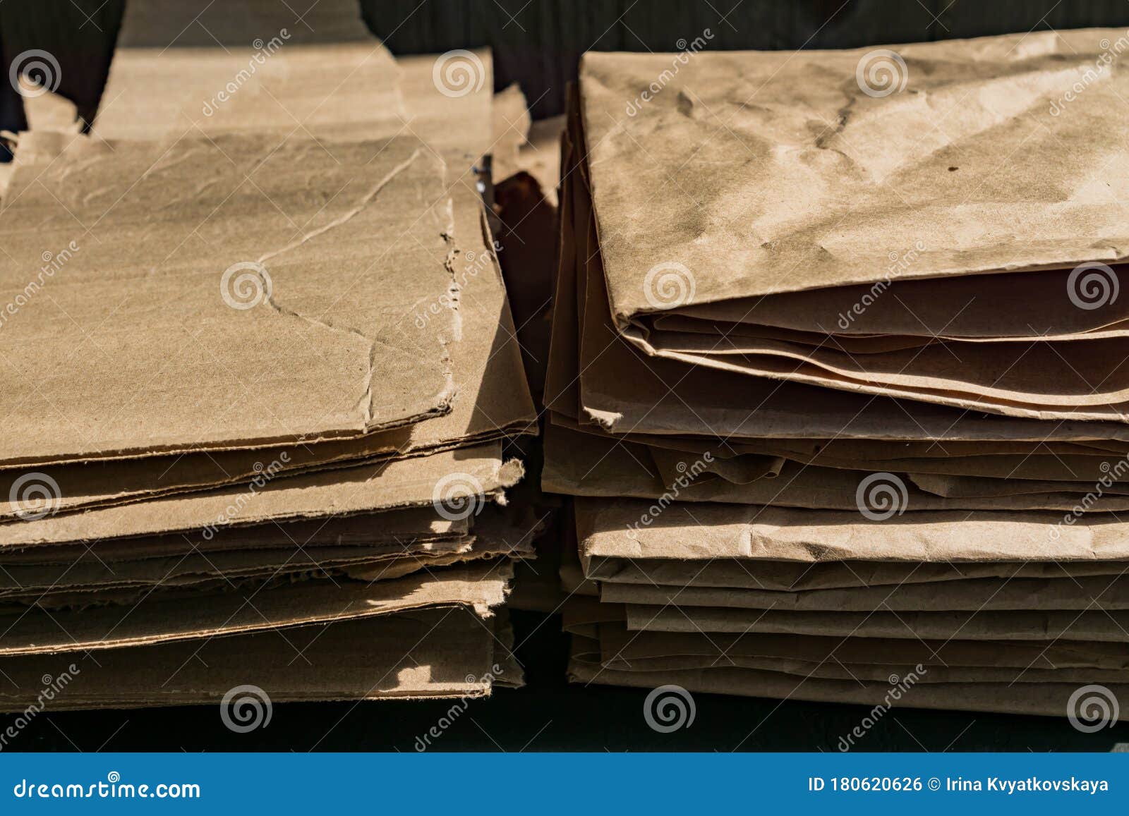 Texture of Brown Cardboard and Craft Paper. Wavy Paper Texture on ...