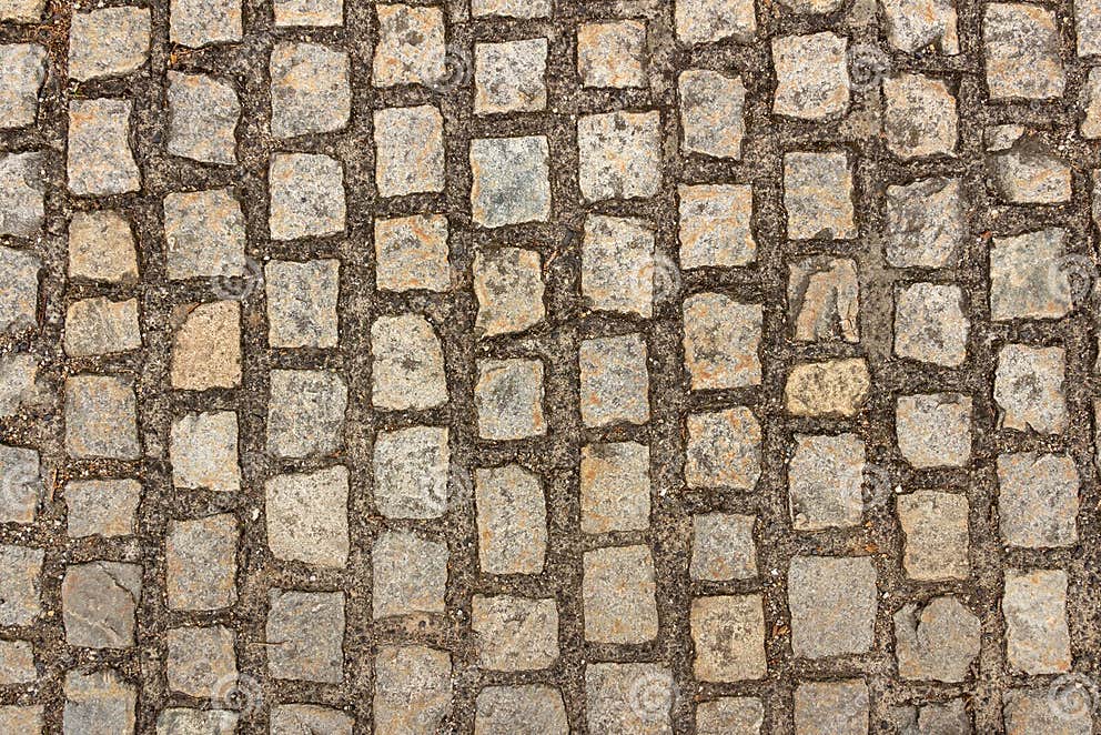 Texture of Brown Granite Paving Slabs Stock Image - Image of brick ...