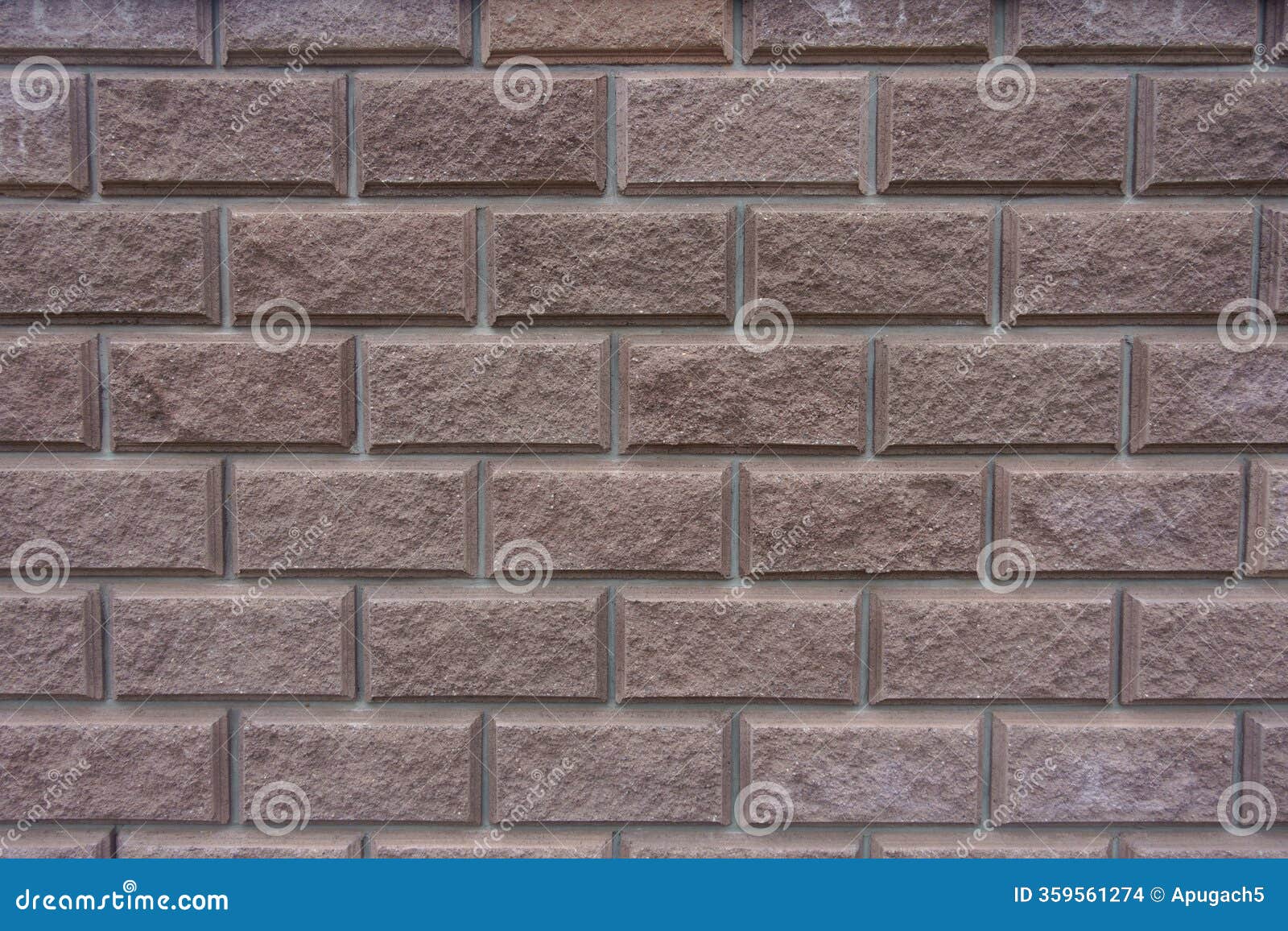 Texture of Brownish Pink Split Face Brickwork with Stretcher Bond Stock ...