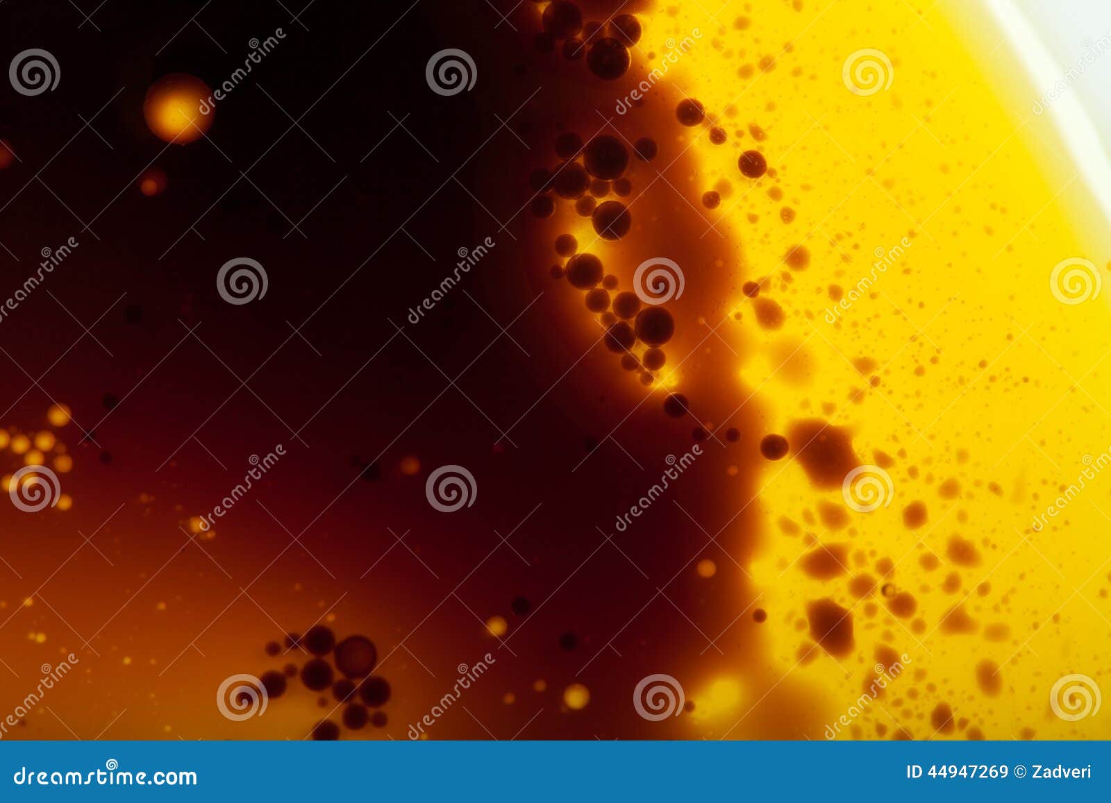 Texture of Bubbles and Streaks Stock Image - Image of close, orange ...