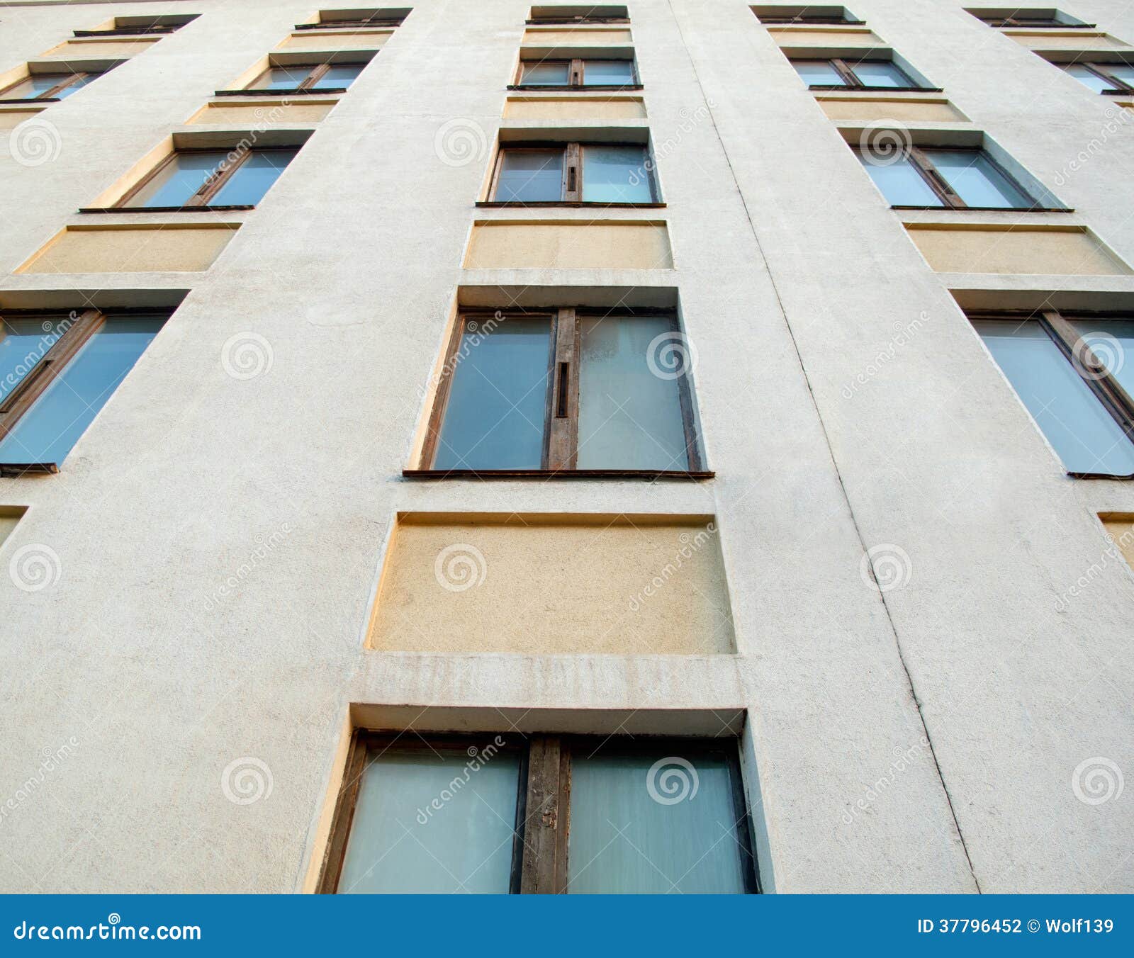 Texture of Building with Windows Stock Photo - Image of texture, real ...
