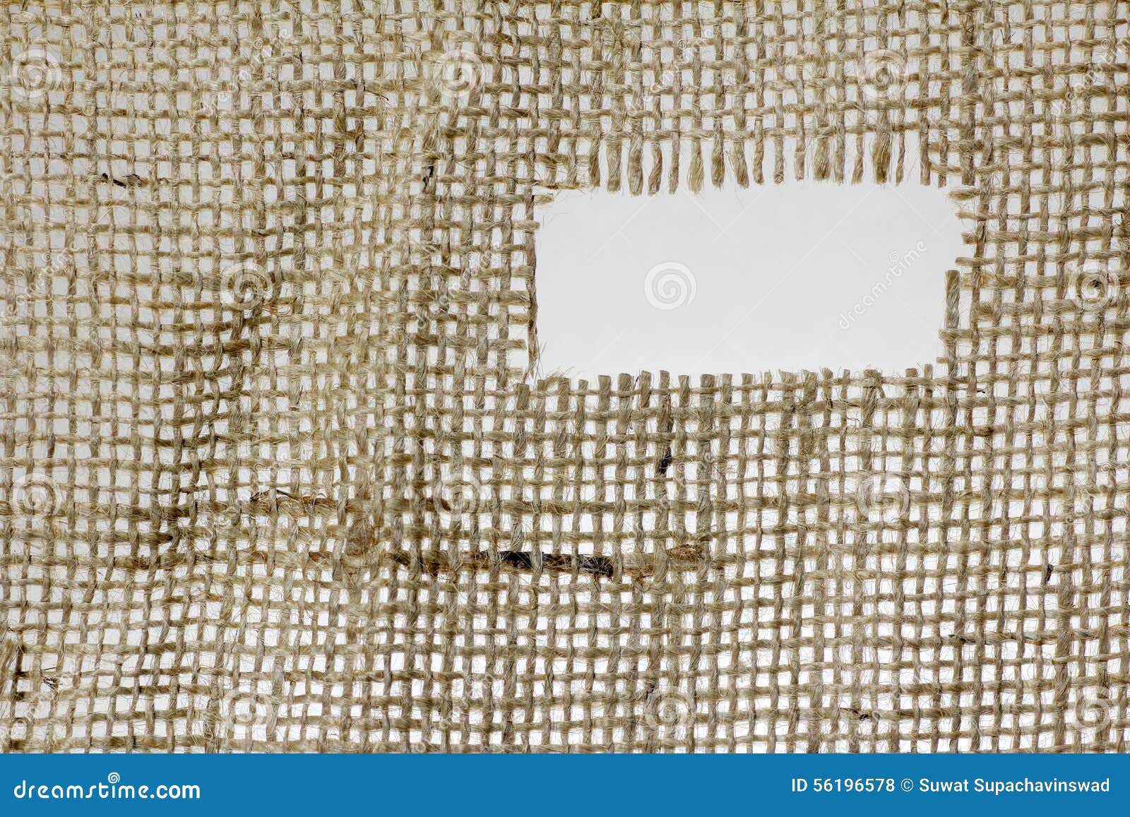 Texture of Burlap Hessian with Frayed Edges Stock Photo - Image of ...