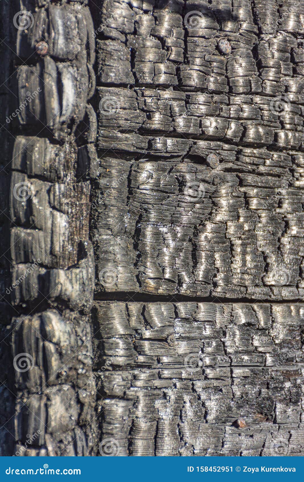 The Remains of the House Burned in the Fire Stock Image - Image of ...
