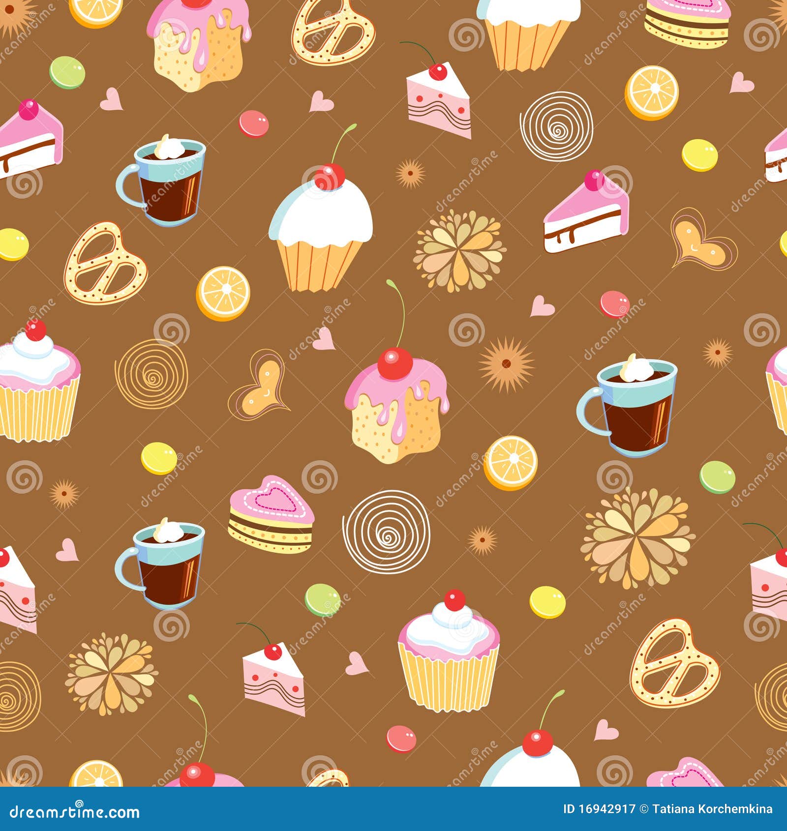 The texture of cakes stock vector. Illustration of delicious - 16942917