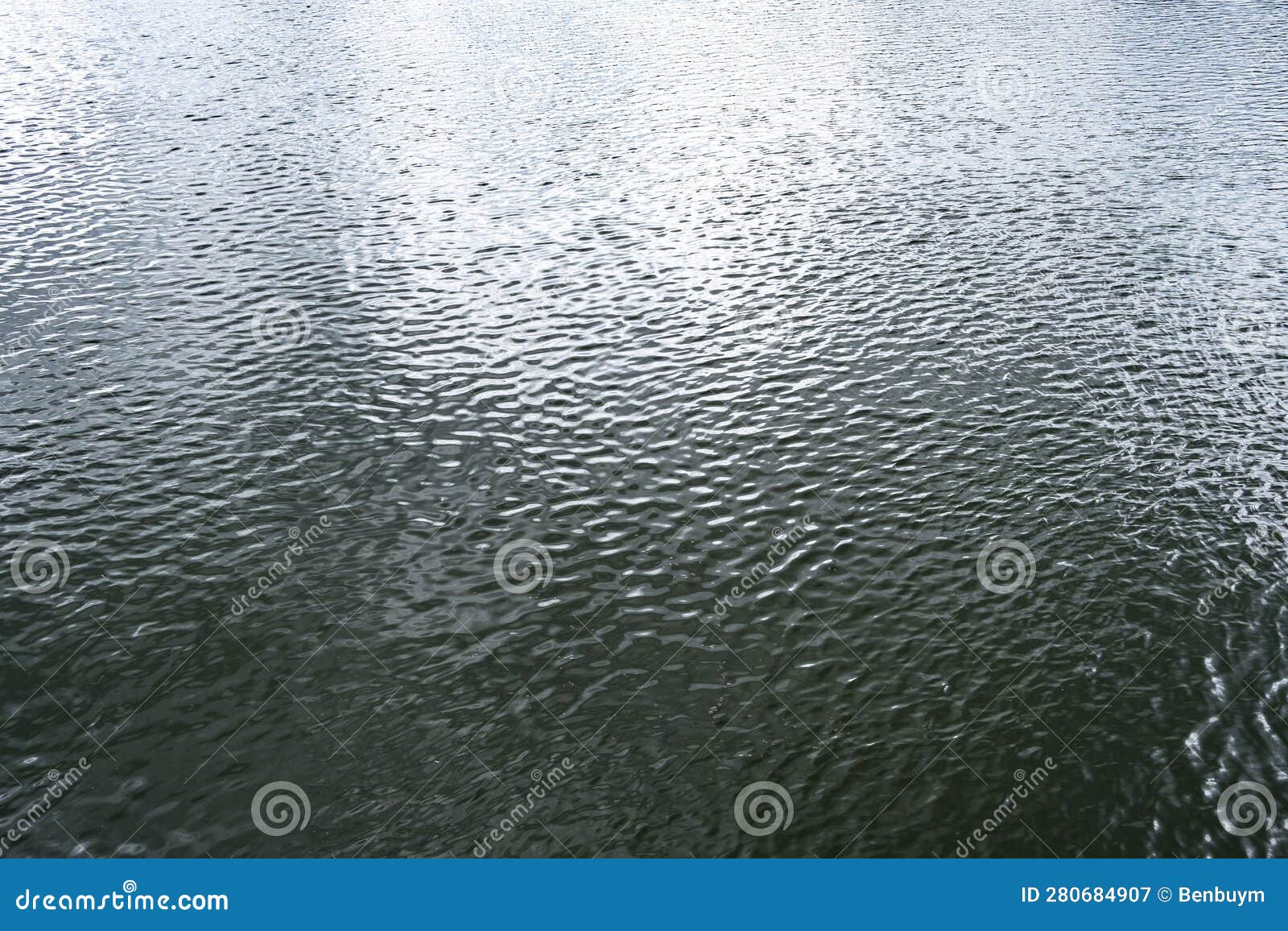 Water Surface with Infinite Reflection Stock Image - Image of circle ...